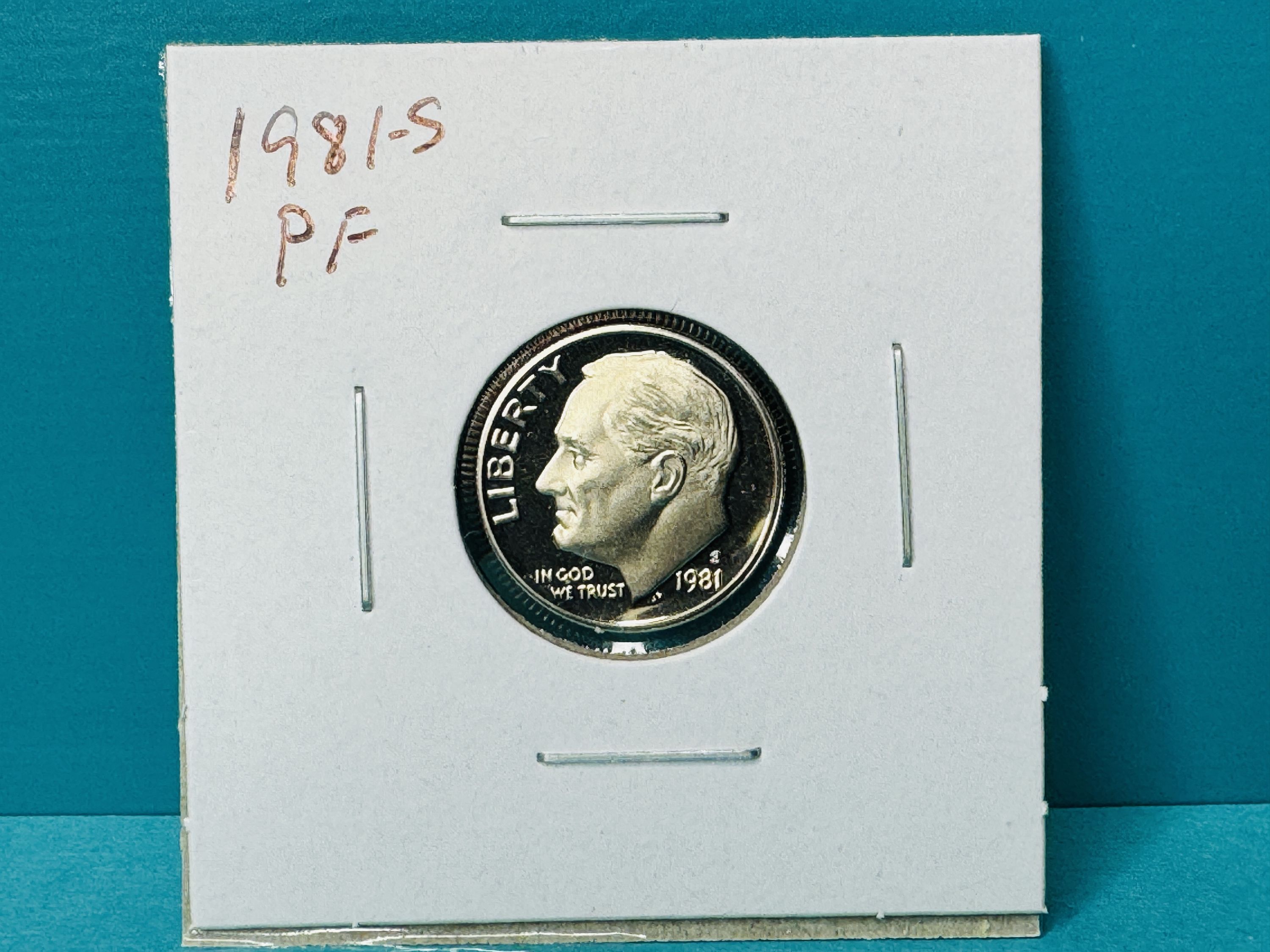 1981-S Proof Roosevelt Dime - For Sale, Buy Now Online - Item #938118