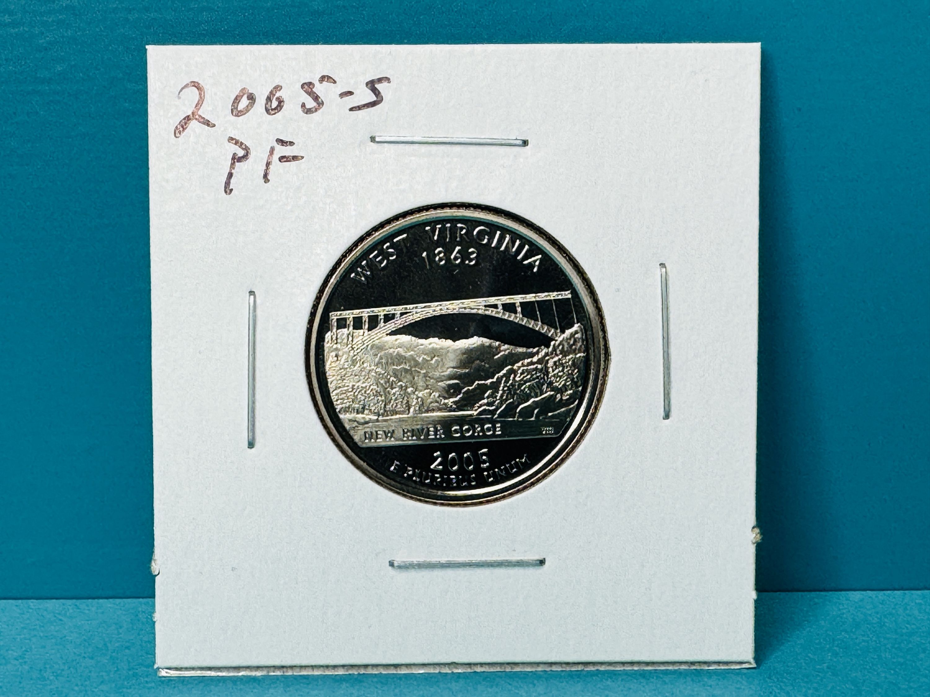 2005-S West Virginia Proof 50 State Quarter - For Sale, Buy Now Online ...