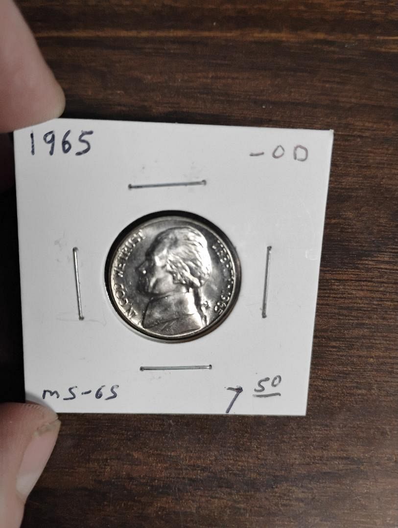 1965 JEFFERSON NICKEL MS-65 - For Sale, Buy Now Online - Item #938320