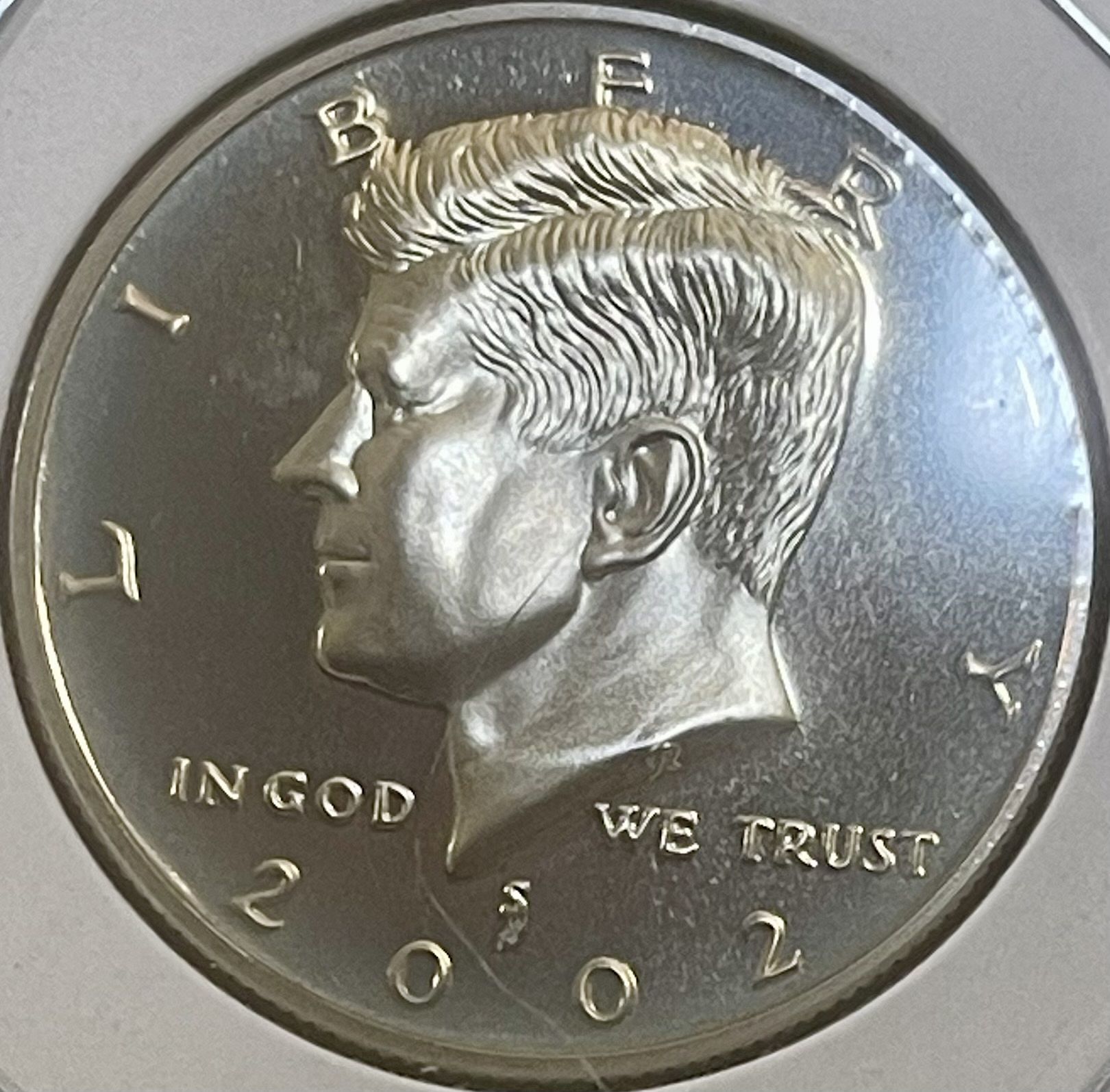2002-S DCAM Kennedy Clad Proof Half Dollar - For Sale, Buy Now Online ...