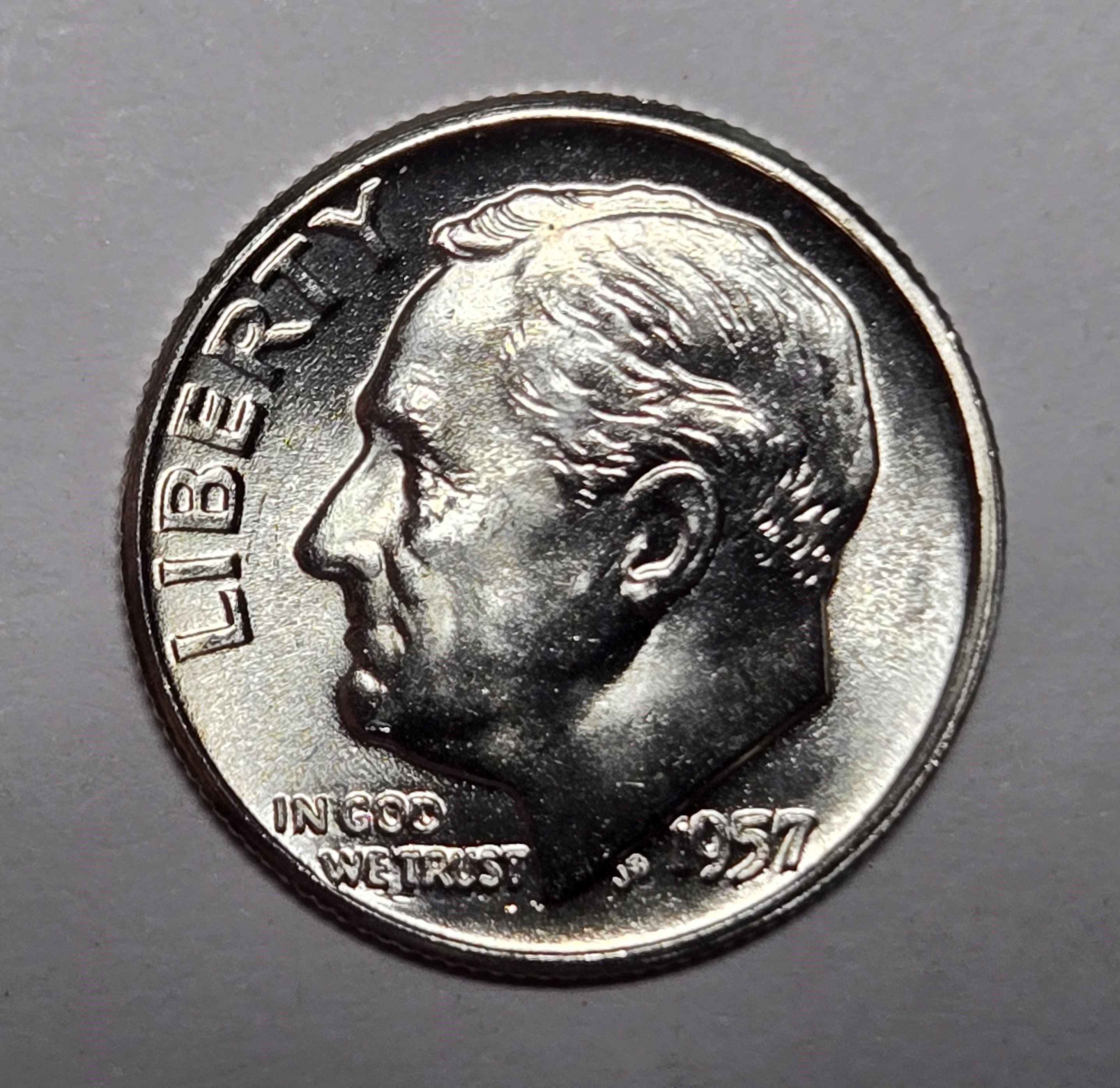 1957 Roosevelt Dime MS-65 (GEM) - For Sale, Buy Now Online - Item #938387