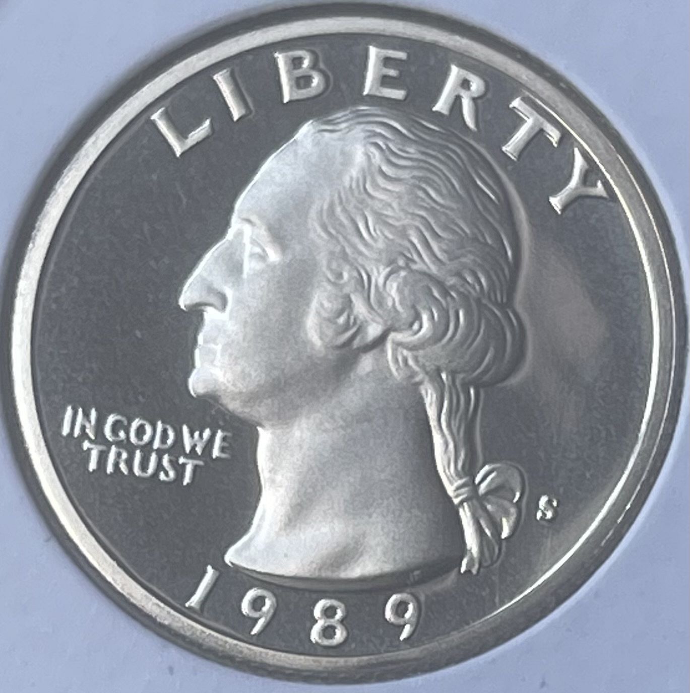 1989-S DCAM Washington Clad Proof Quarter - For Sale, Buy Now Online ...