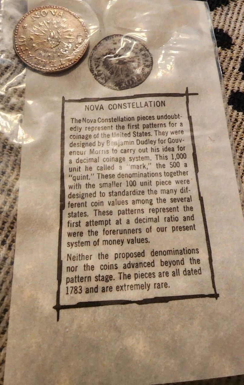 Vtg Nova Constellation Copy Facsimile Reproduction Coin - For Sale, Buy ...