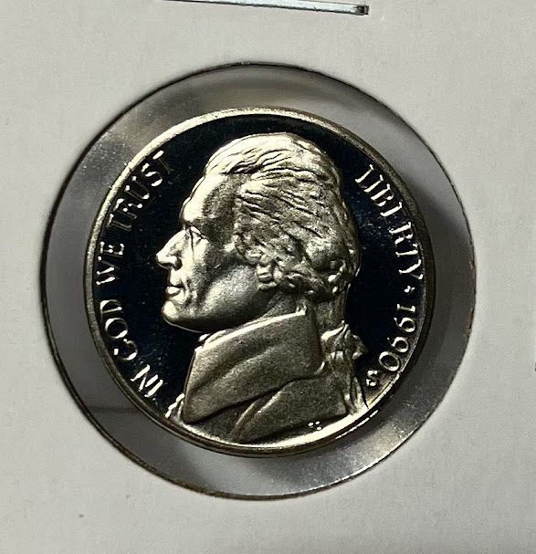 1990 S Proof Jefferson nickel - For Sale, Buy Now Online - Item #939243