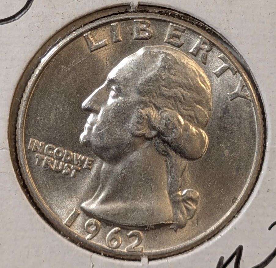 1962-D Washington Quarter - For Sale, Buy Now Online - Item #939301
