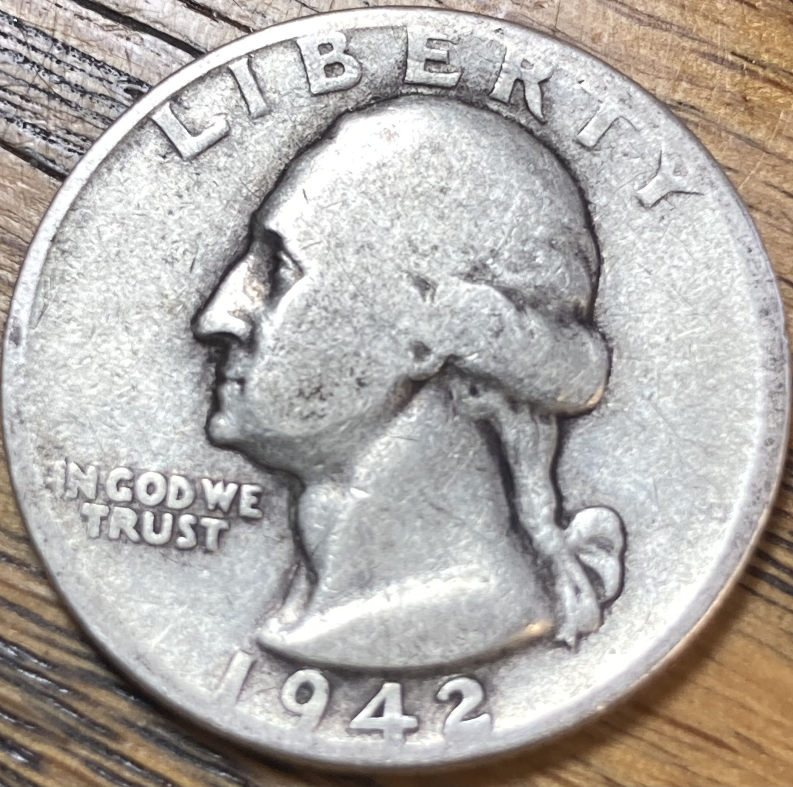 1942 Washington quarter in GOOD condition - For Sale, Buy Now Online ...