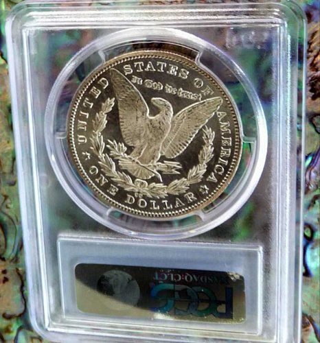 1884-CC PCGS MS-64 MORGAN DOLLAR, "TONED" MINT STATE, CARSON CITY TONER ...