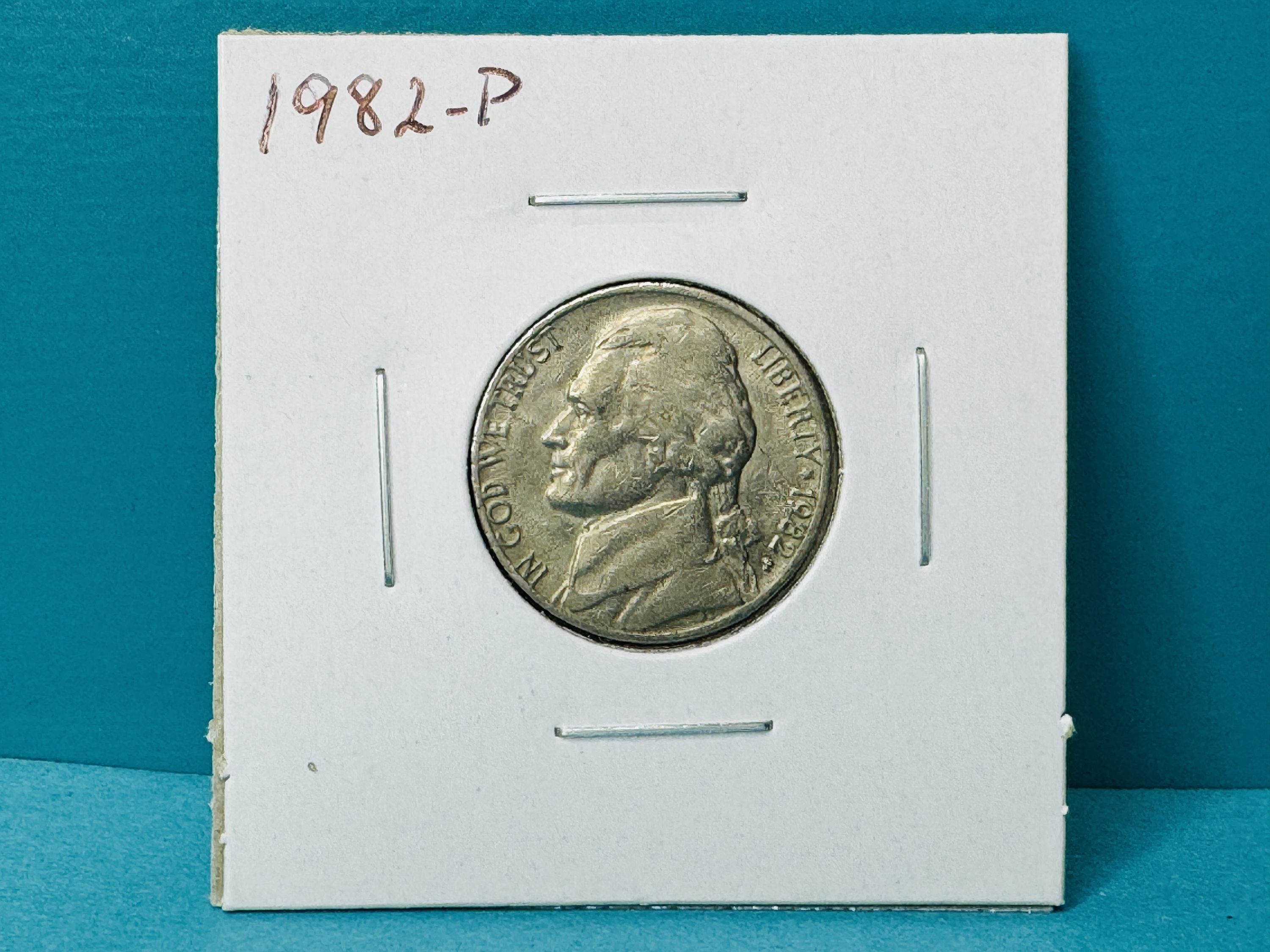 1982-P Jefferson Nickel - For Sale, Buy Now Online - Item #939838