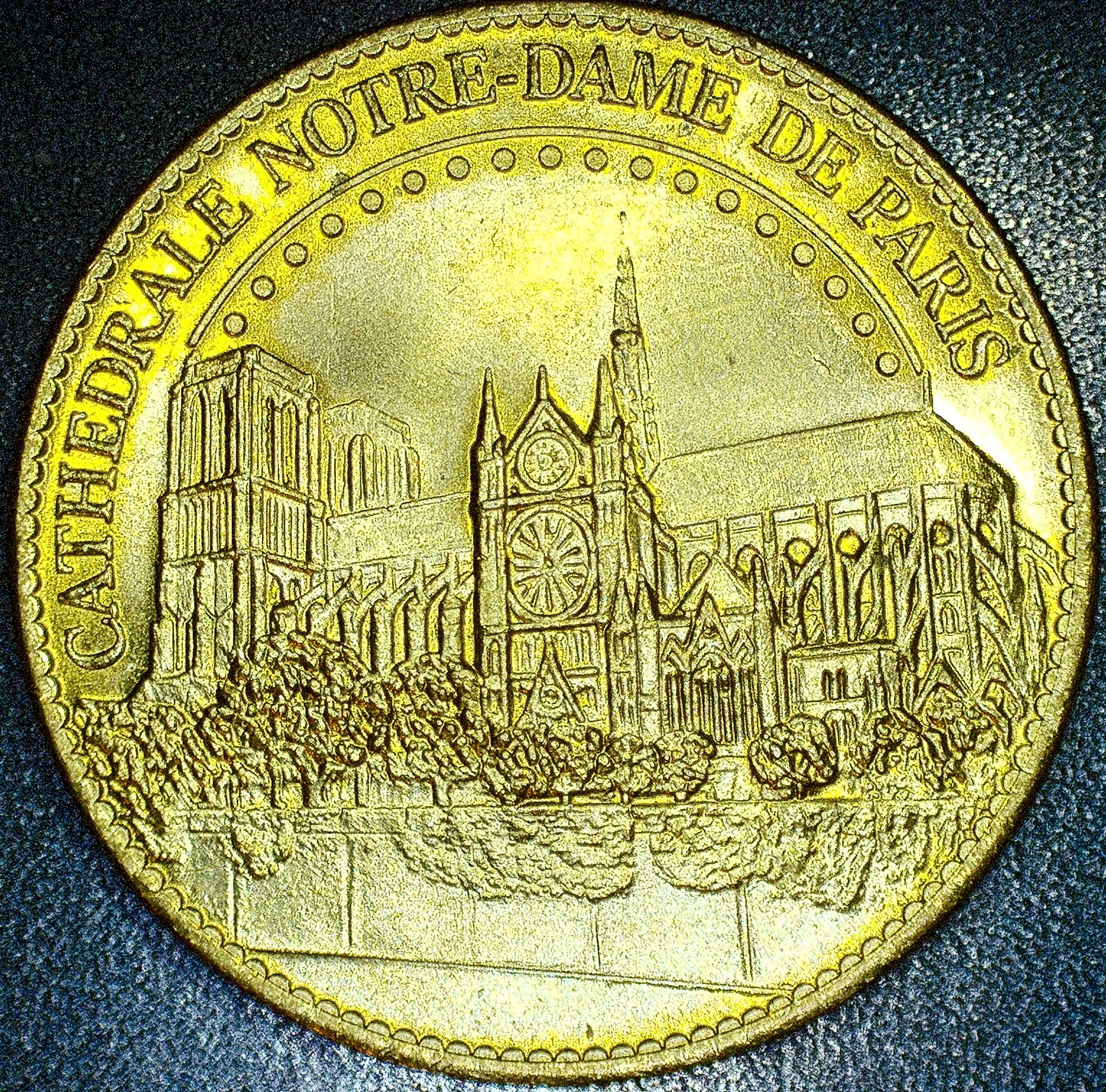 France, Token, Paris - Cathédrale Notre Dame de Paris, 2014, Copper ...
