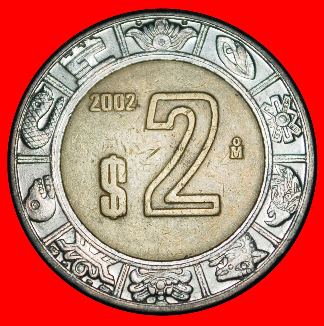 SUN STONE (1992-2025): MEXICO ★ 2 PESOS 2002! DIES III A! - For Sale ...