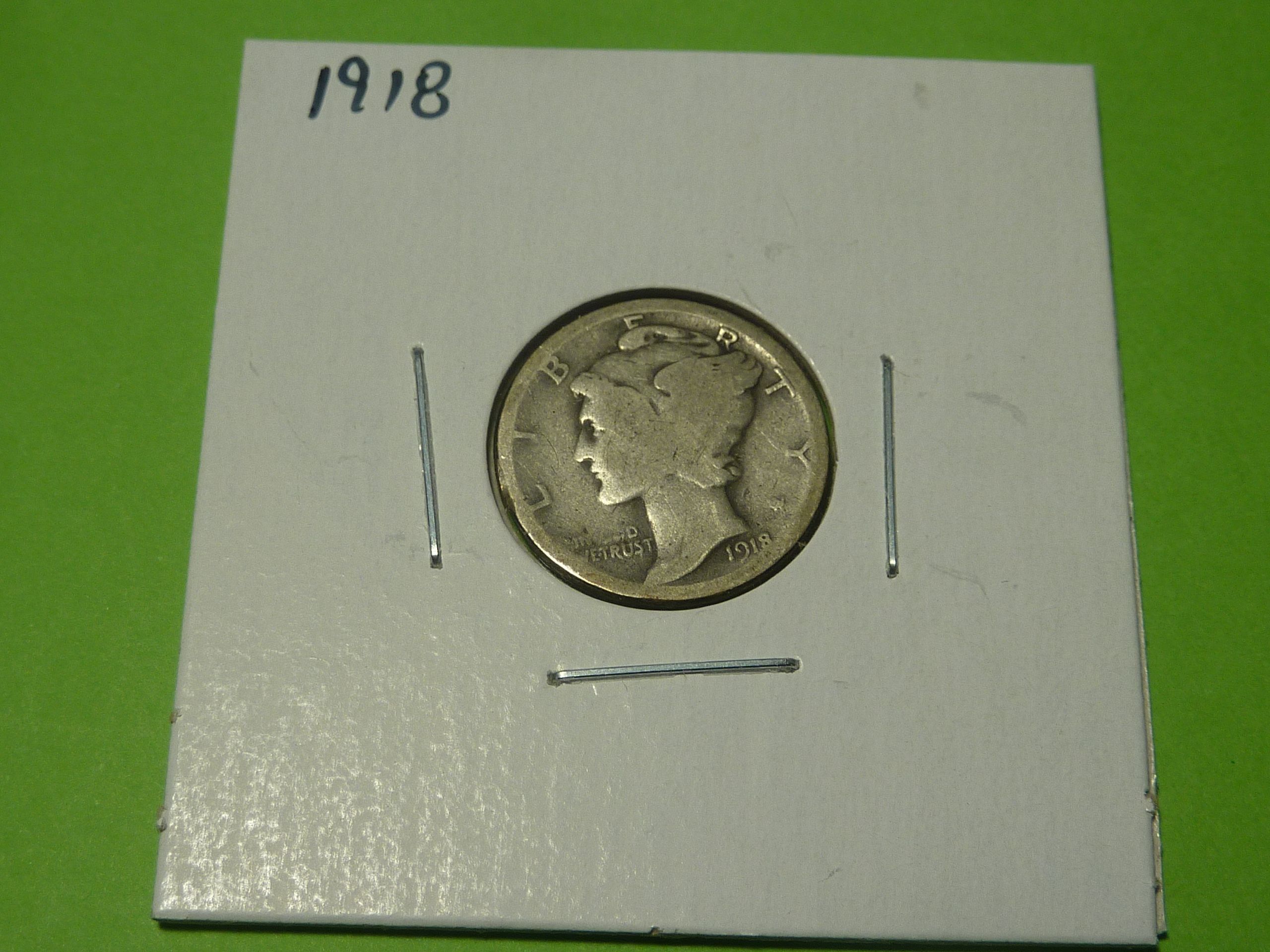 1918 Mercury Dime #10-1918-2 - For Sale, Buy Now Online - Item #941252