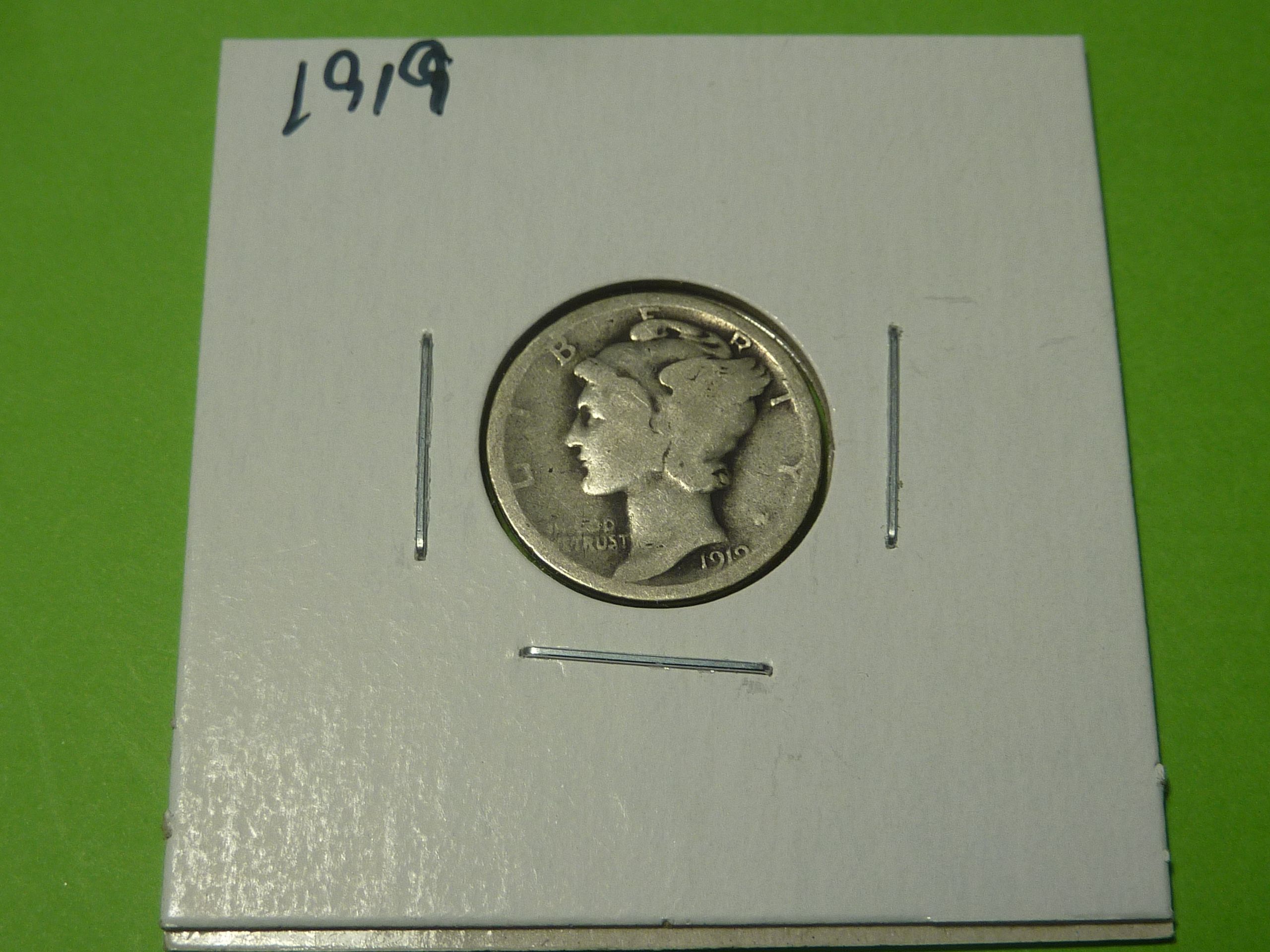 1919 Mercury Dime #10-1919-3 - For Sale, Buy Now Online - Item #941261