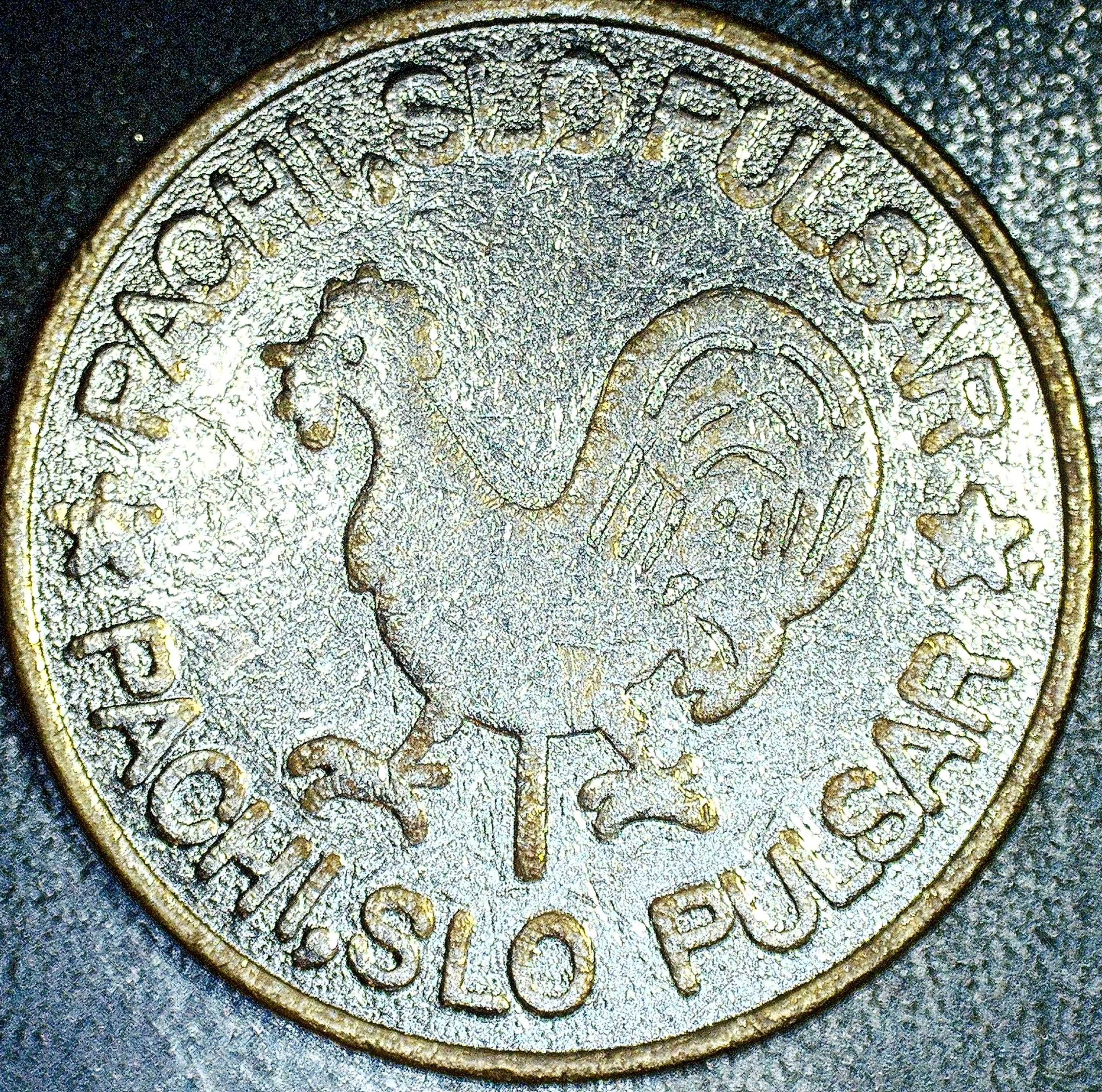 Vintage Japanese Pachi,slo Pulsar M&S of Kobe, Japan Token - For Sale ...