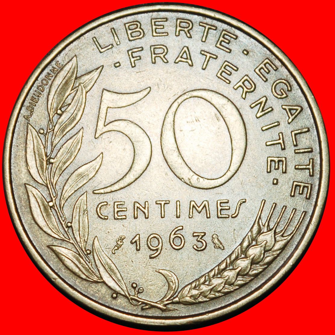 LAST TYPE 1962-1964: FRANCE ★ 50 CENTIMES 1963! - For Sale, Buy Now ...