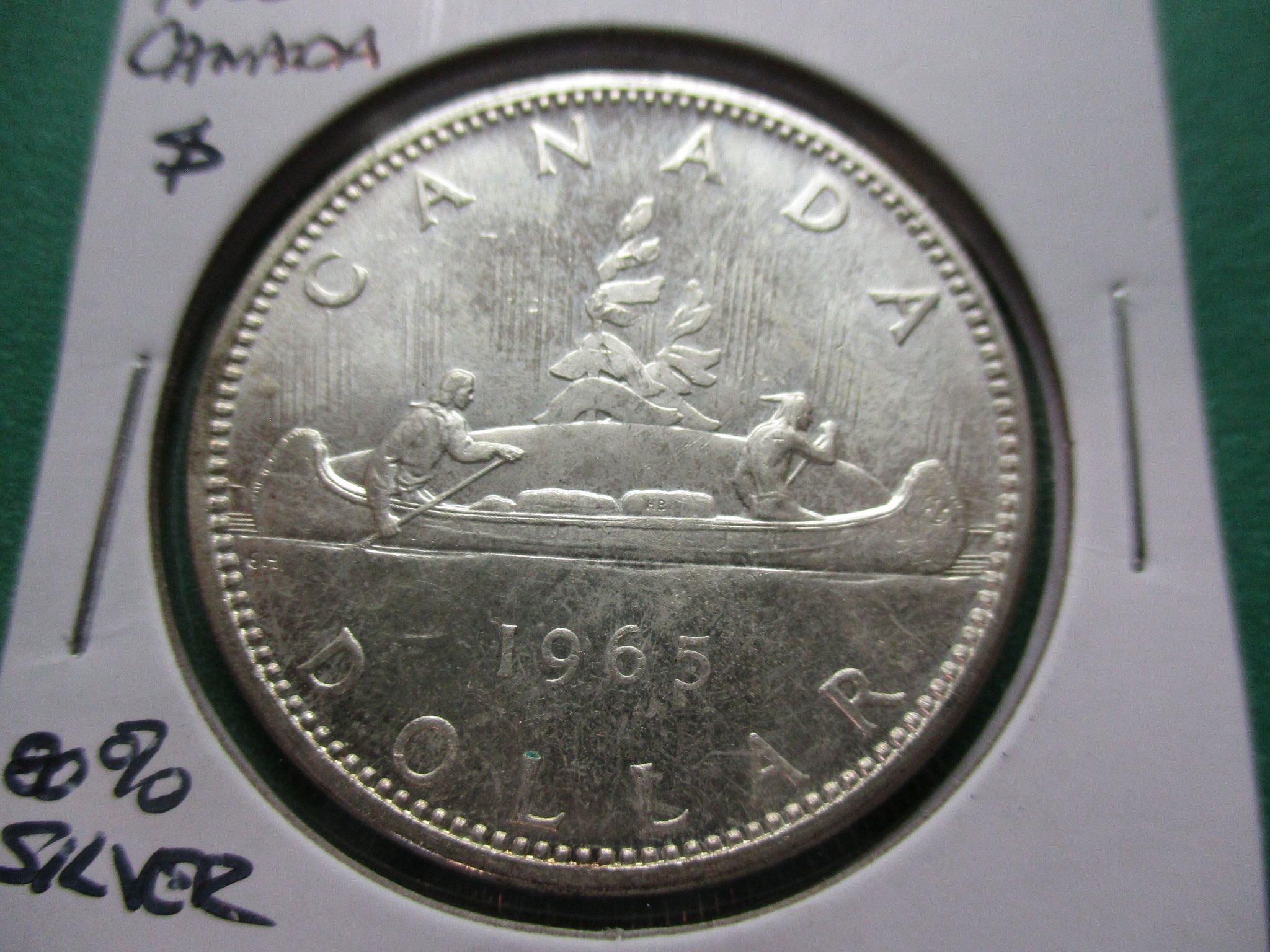 1965 Canadian 80% Silver Dollar. Item: FO CAN65-03. - For Sale, Buy Now ...