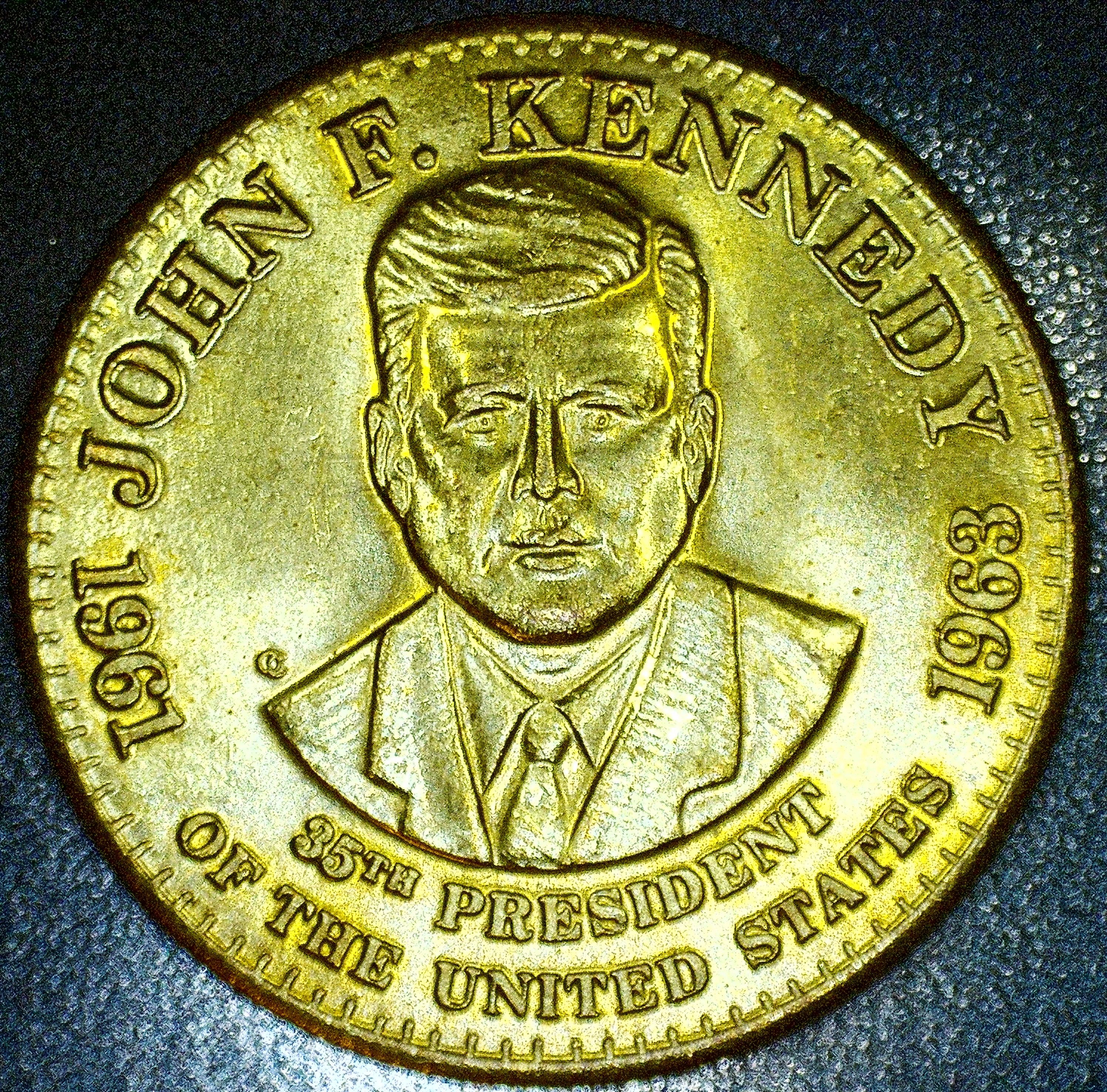 1992 Shell's Presidential Coin Game John F. Kennedy Coin - For Sale ...