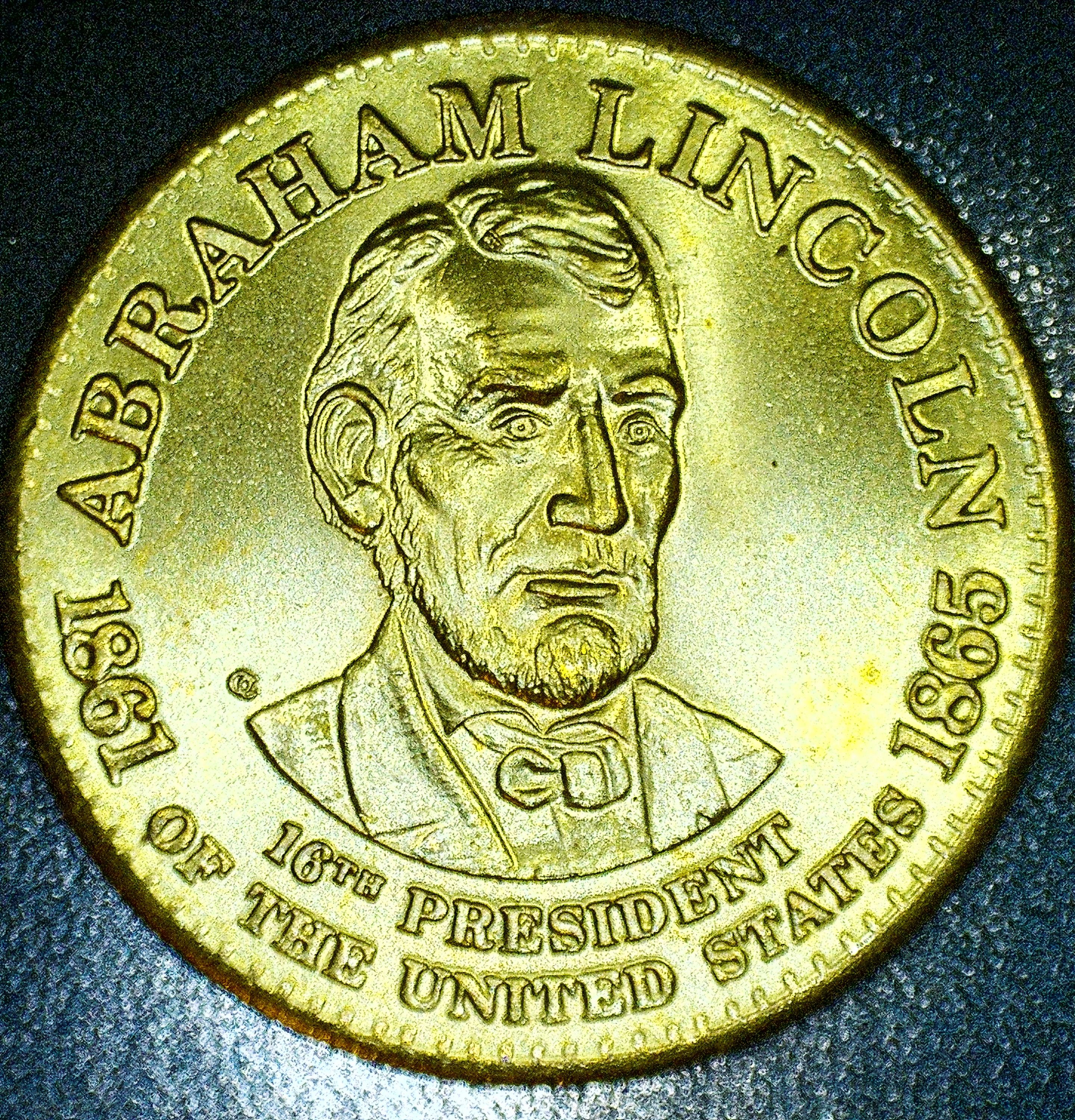 1992 Shell's Presidential Coin Game Abraham Lincoln Coin - For Sale ...