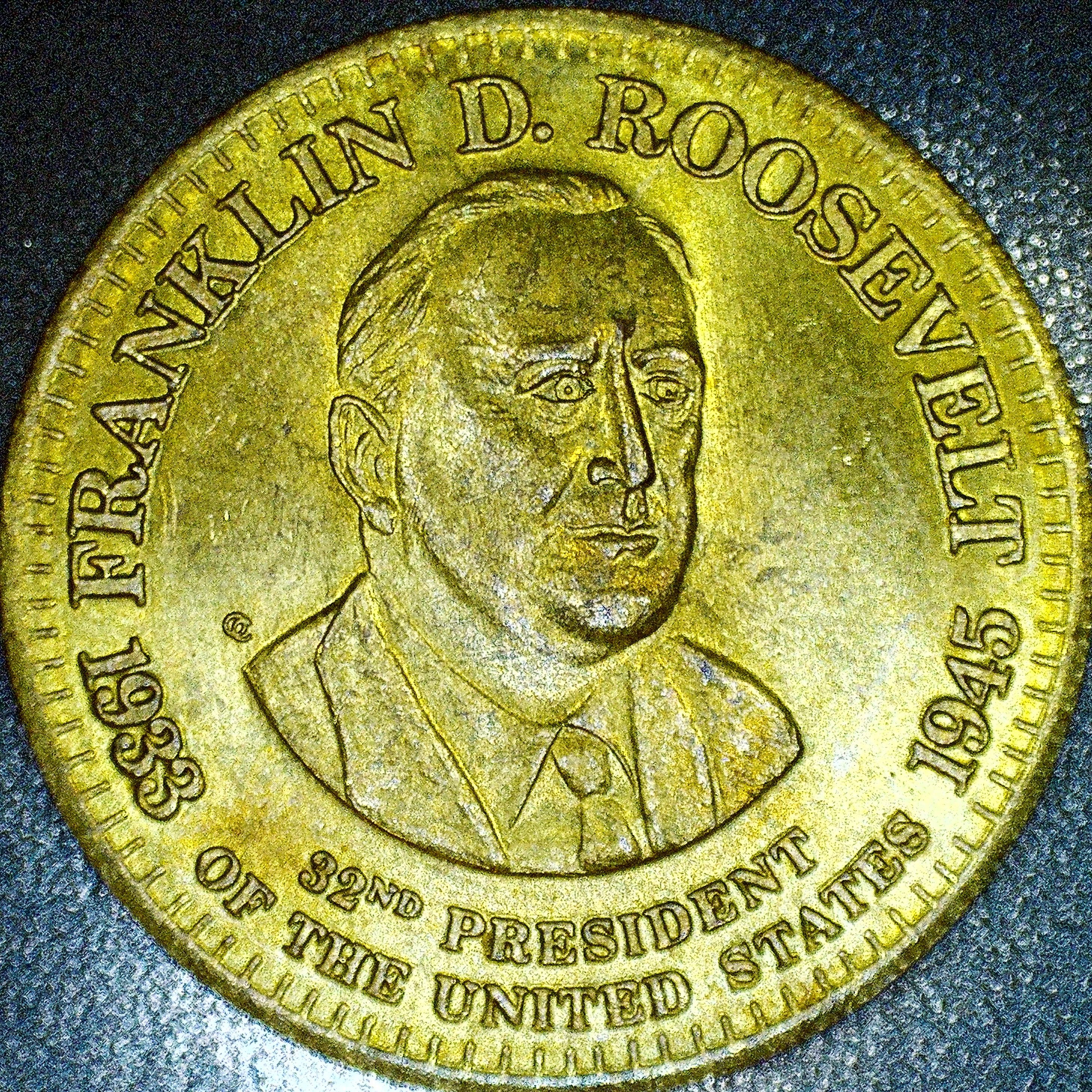 1992 Shell's Presidential Coin Game Franklin D. Roosevelt Coin - For ...
