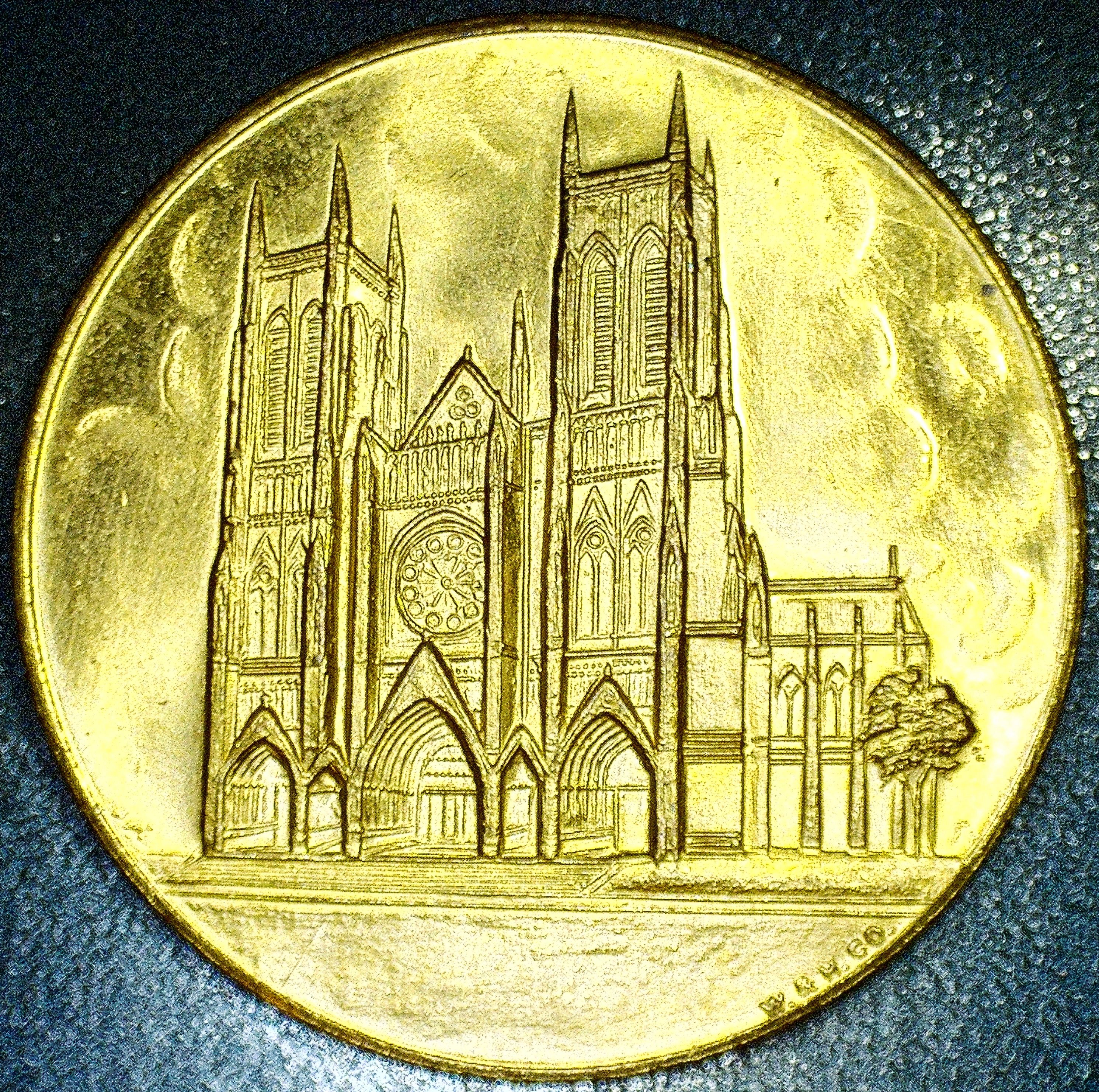 1930s TOKEN THE CATHEDRAL CHURCH OF ST. JOHN THE DIVINE / NEW YORK CITY ...