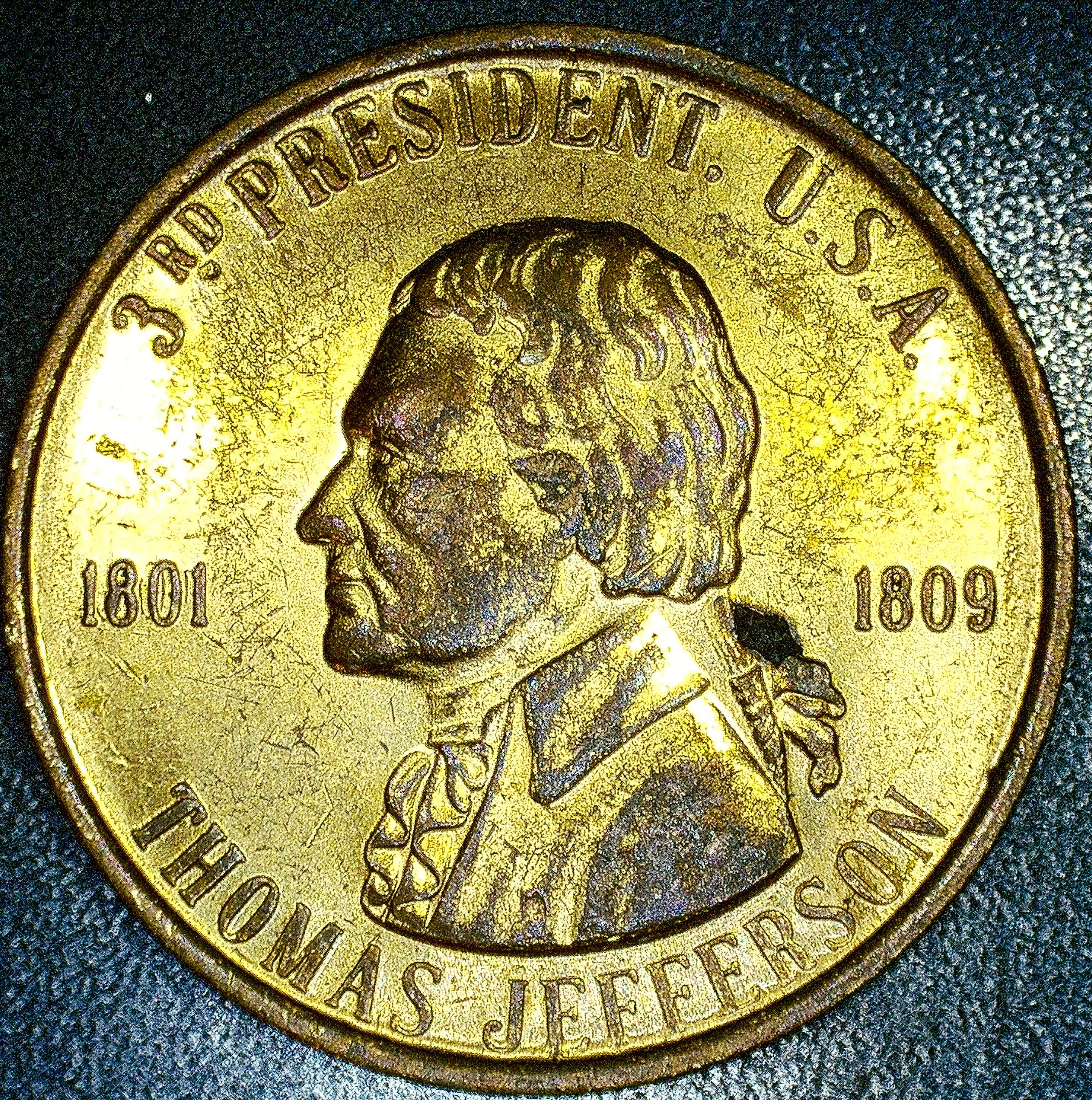 Thomas Jefferson 3rd President 1801 - 1809 Great Seal of the United ...