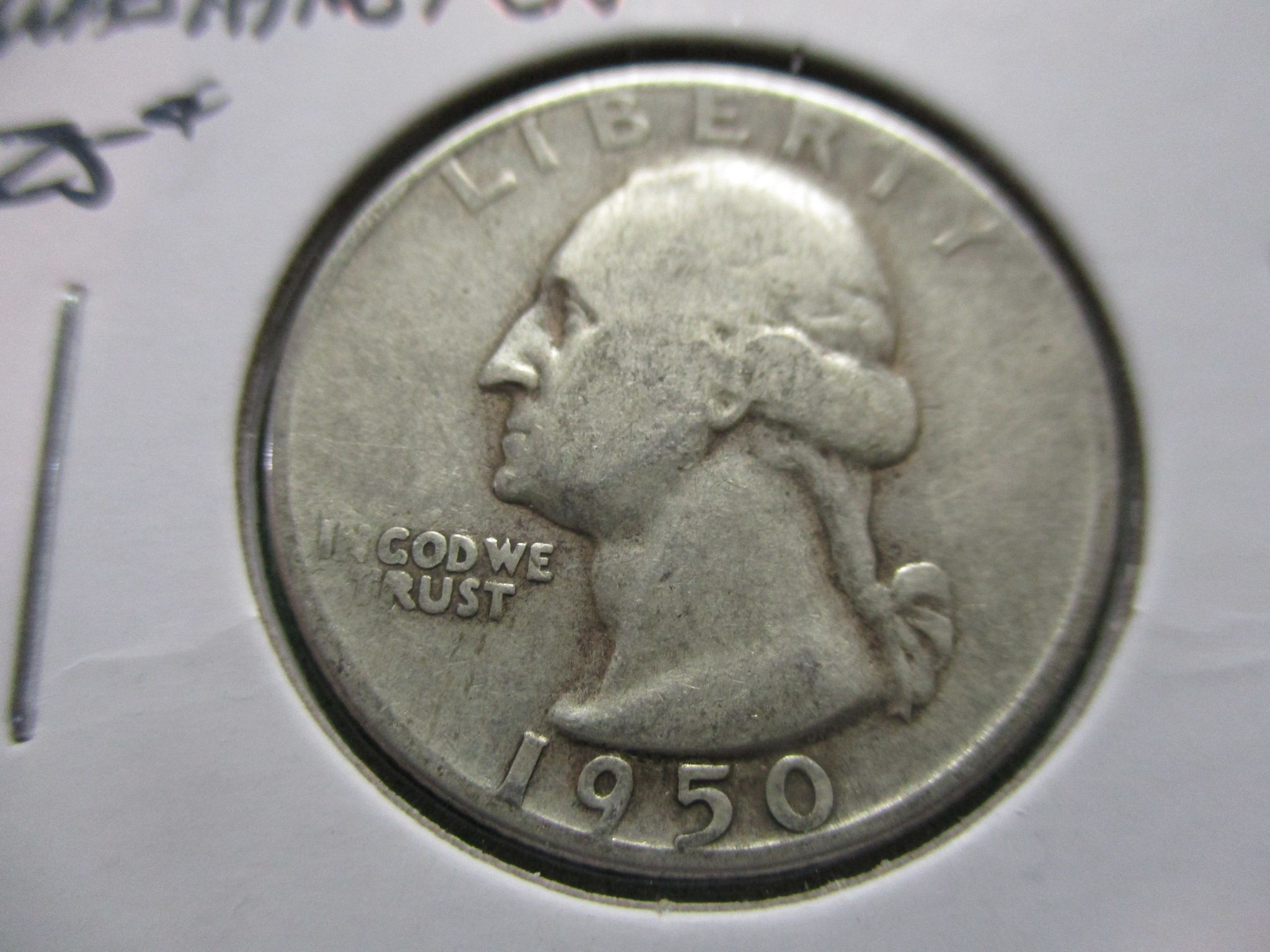 1950-S Washington Quarter. Item: 25 W50S-13. - For Sale, Buy Now Online ...