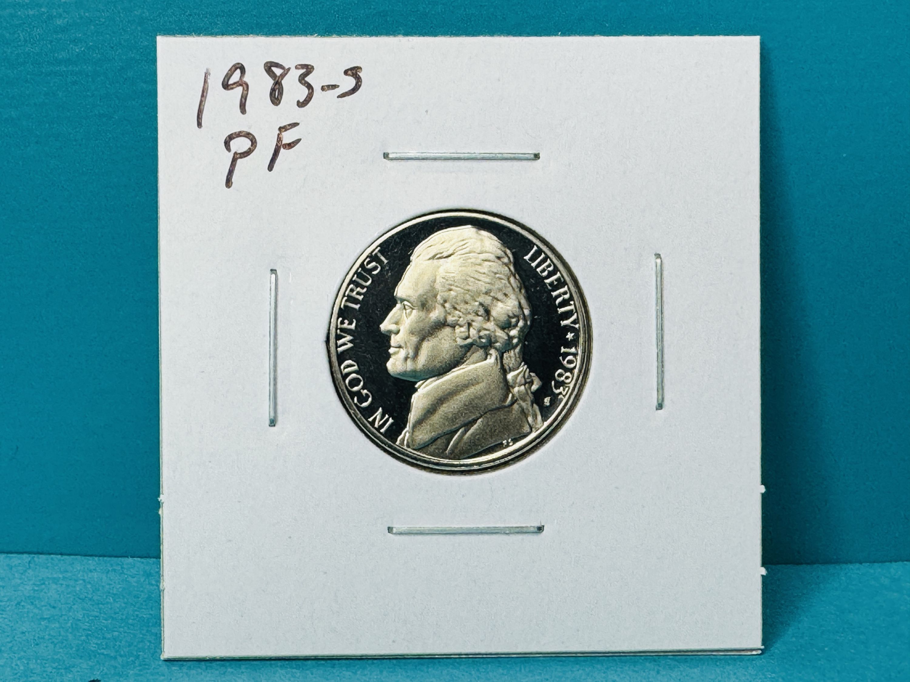 1983-S Proof Jefferson Nickel - For Sale, Buy Now Online - Item #944890