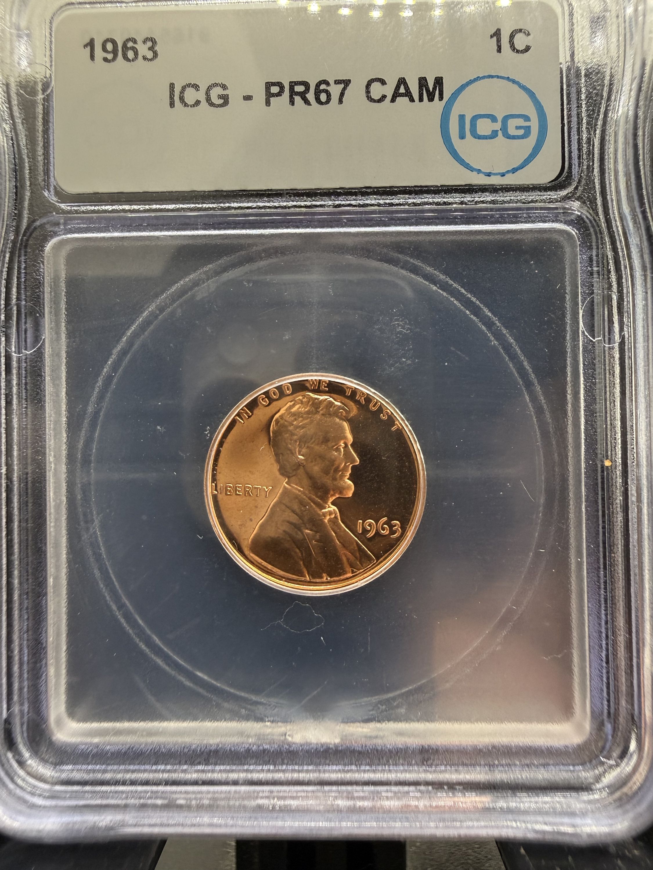 1963 Lincoln Memorial Cent PR-67 Cameo - For Sale, Buy Now Online ...