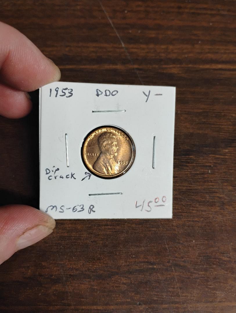1953 lincoln wheat cent ddo ms-63r doubled die obverse - For Sale, Buy ...