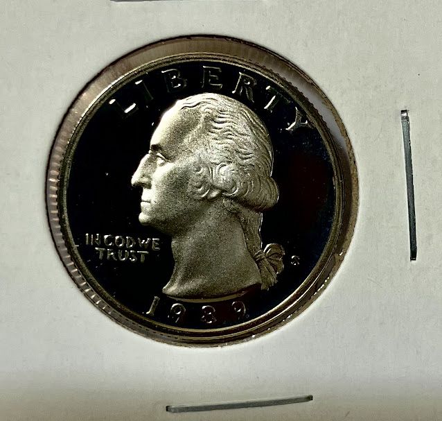 1989 S Proof Washington quarter - For Sale, Buy Now Online - Item #947015