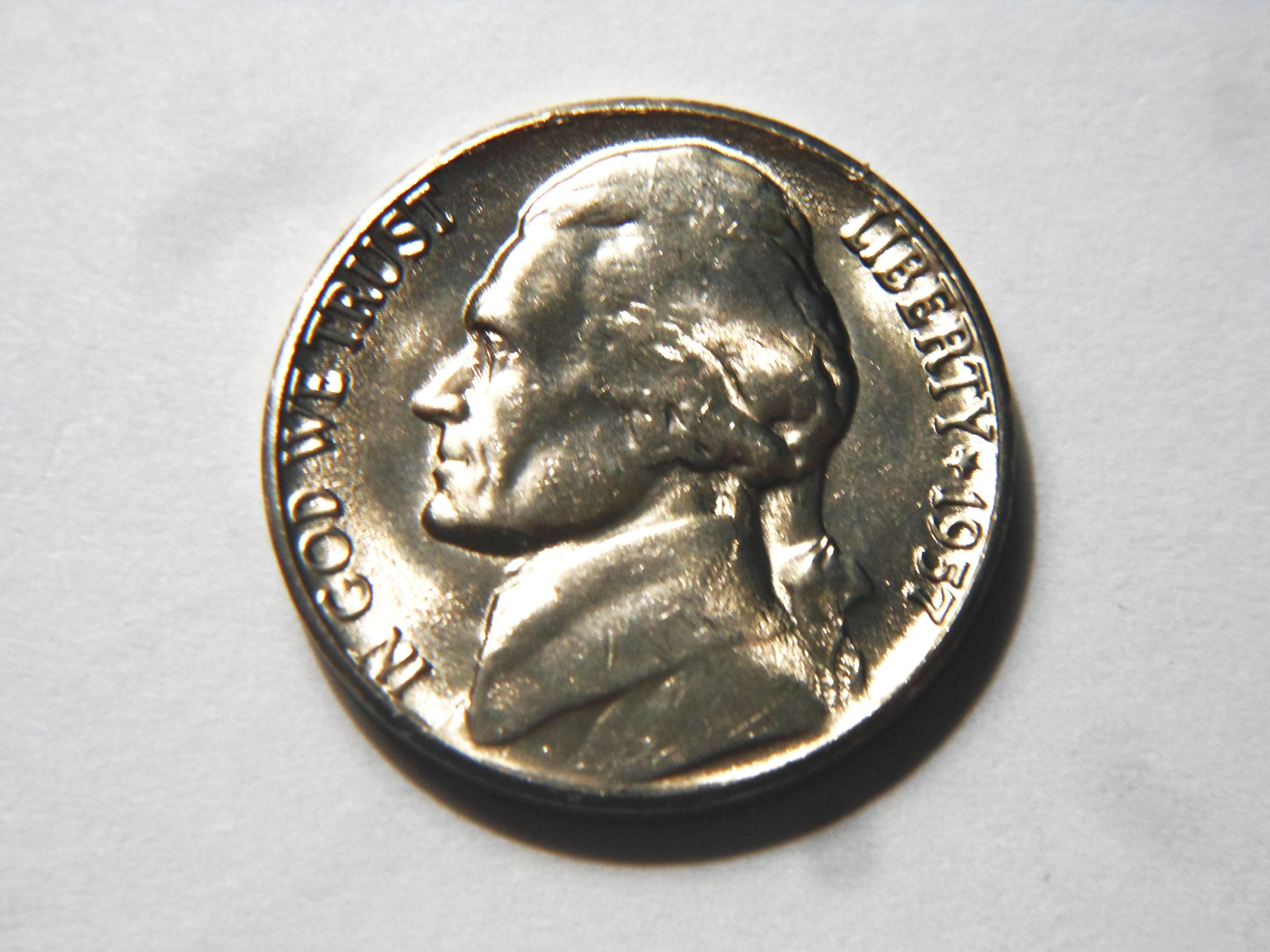 1957-D Jefferson Nickel - For Sale, Buy Now Online - Item #947027