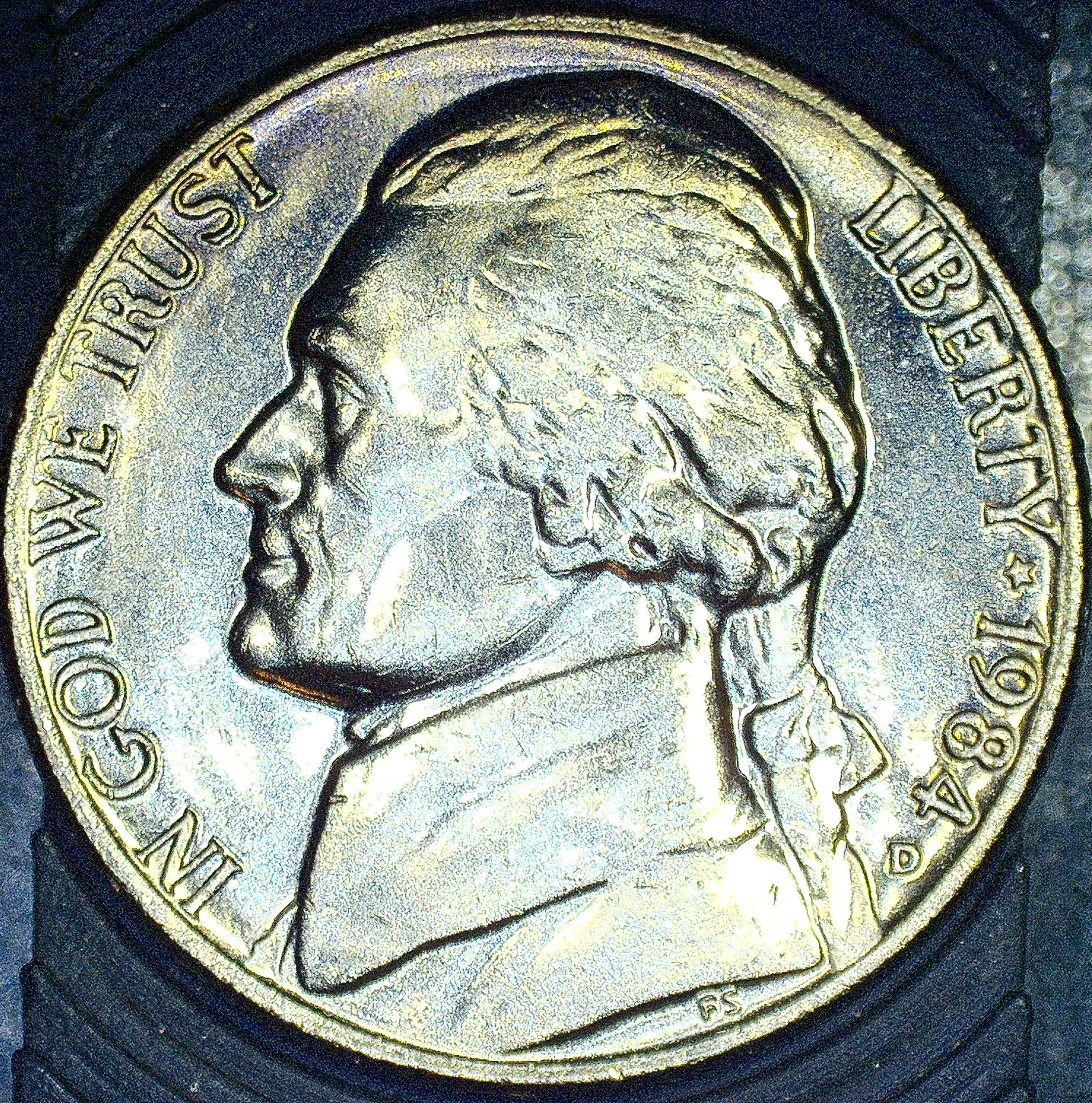 1984 D Jefferson Nickel Steps BU or Better - For Sale, Buy Now Online ...