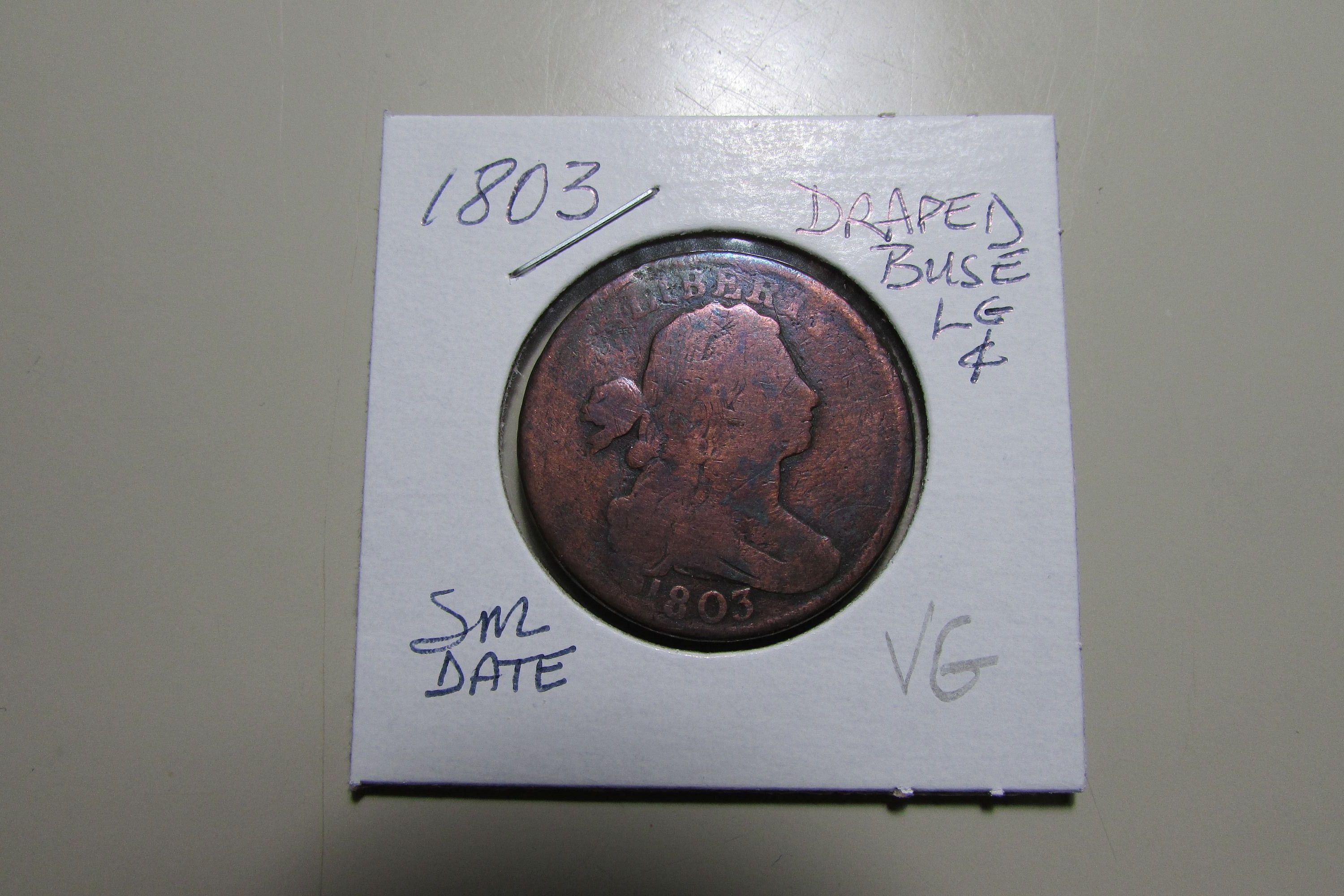 1803 Draped Bust Large Cents : Small Date & Fraction - For Sale, Buy ...
