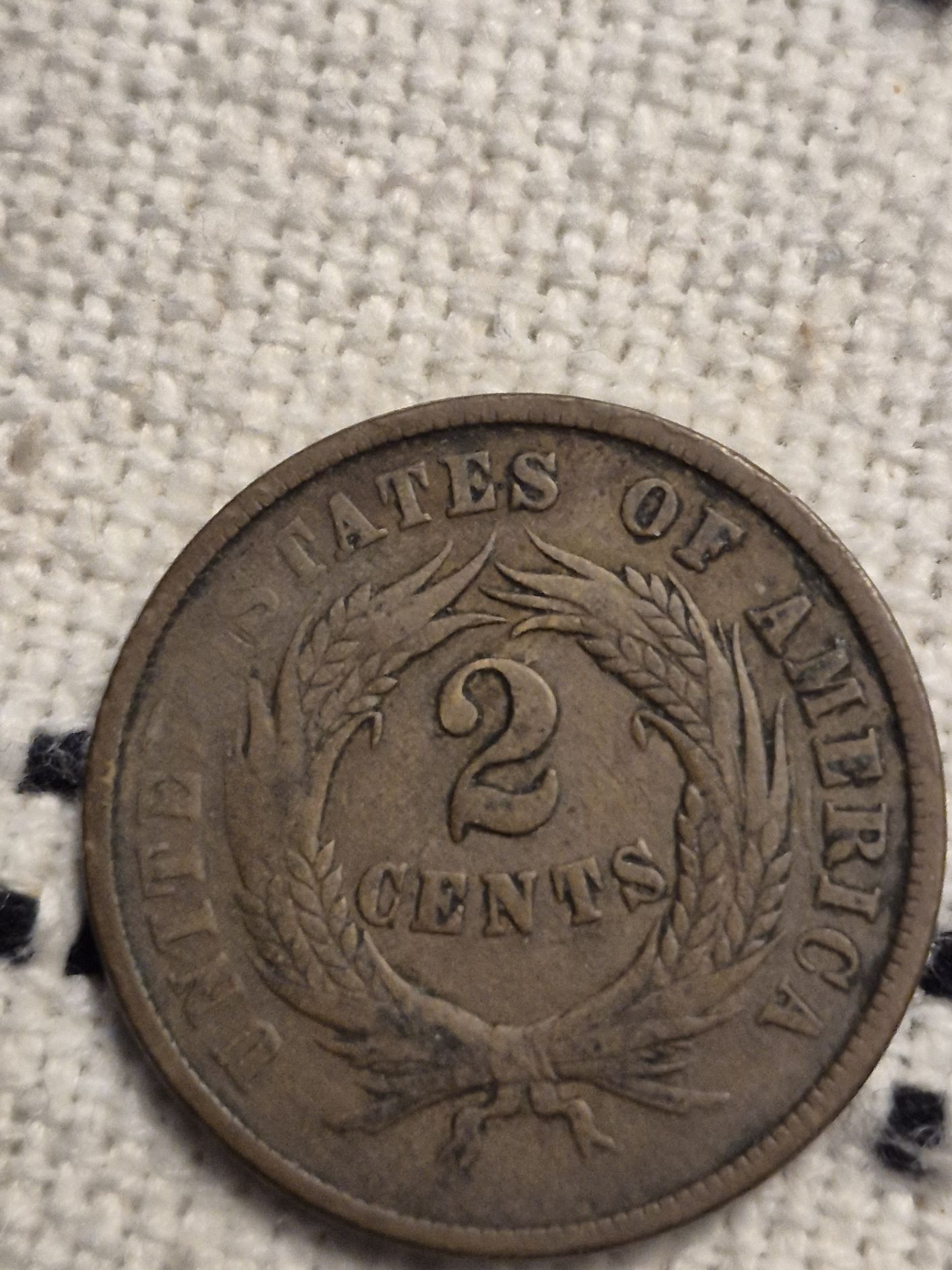 1865 P Two Cent Coin - For Sale, Buy Now Online - Item #947820