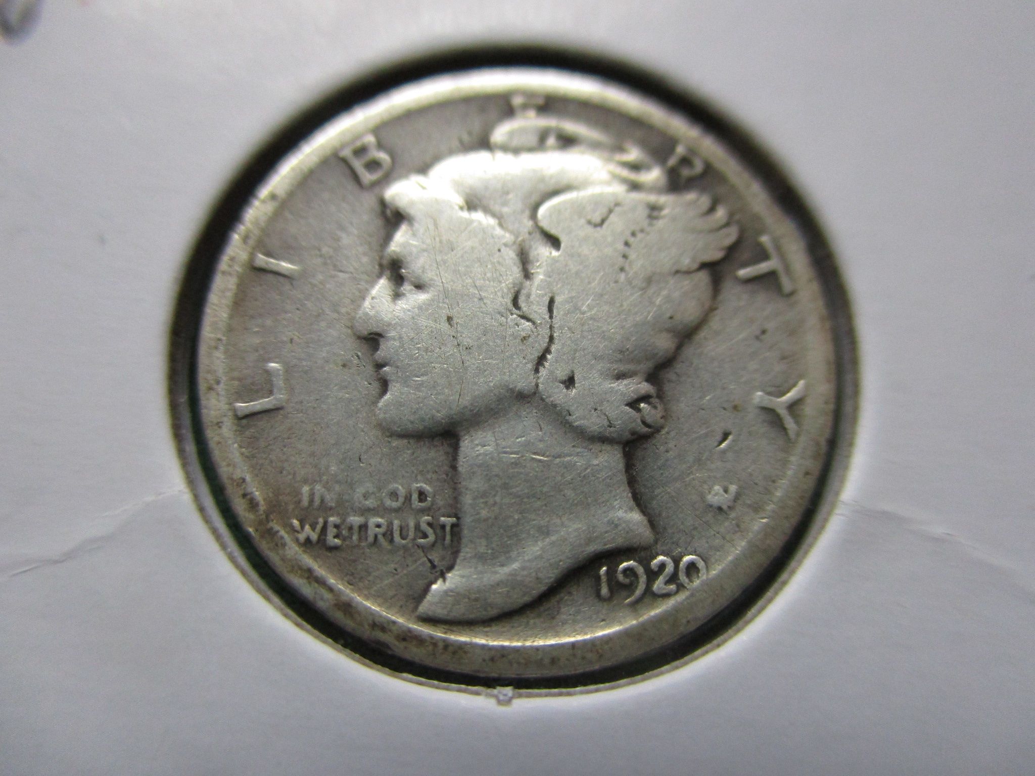 1920 G6 Mercury Dime. Item: 10 M20-21. - For Sale, Buy Now Online ...