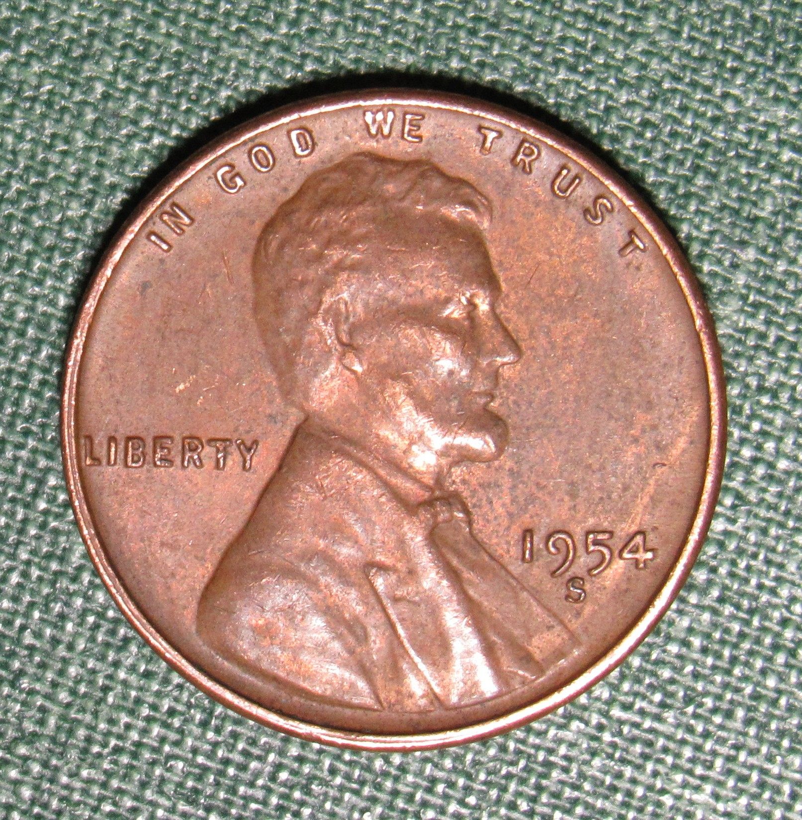 1954 S Wheat Back Lincoln Cent - For Sale, Buy Now Online - Item #947980