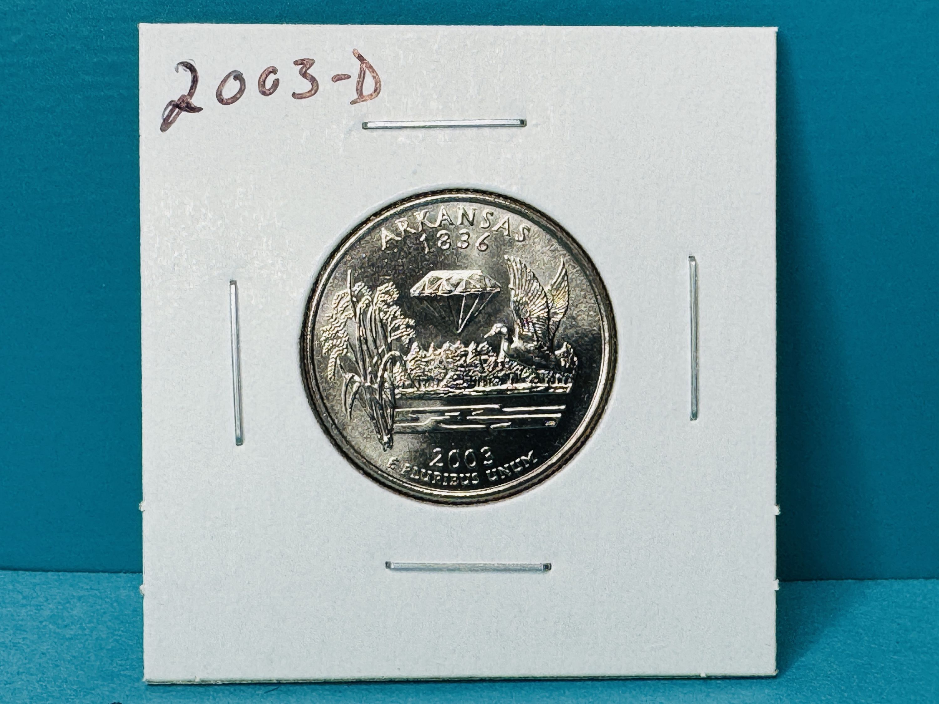 2003-D Arkansas 50 State Quarter - For Sale, Buy Now Online - Item #948052