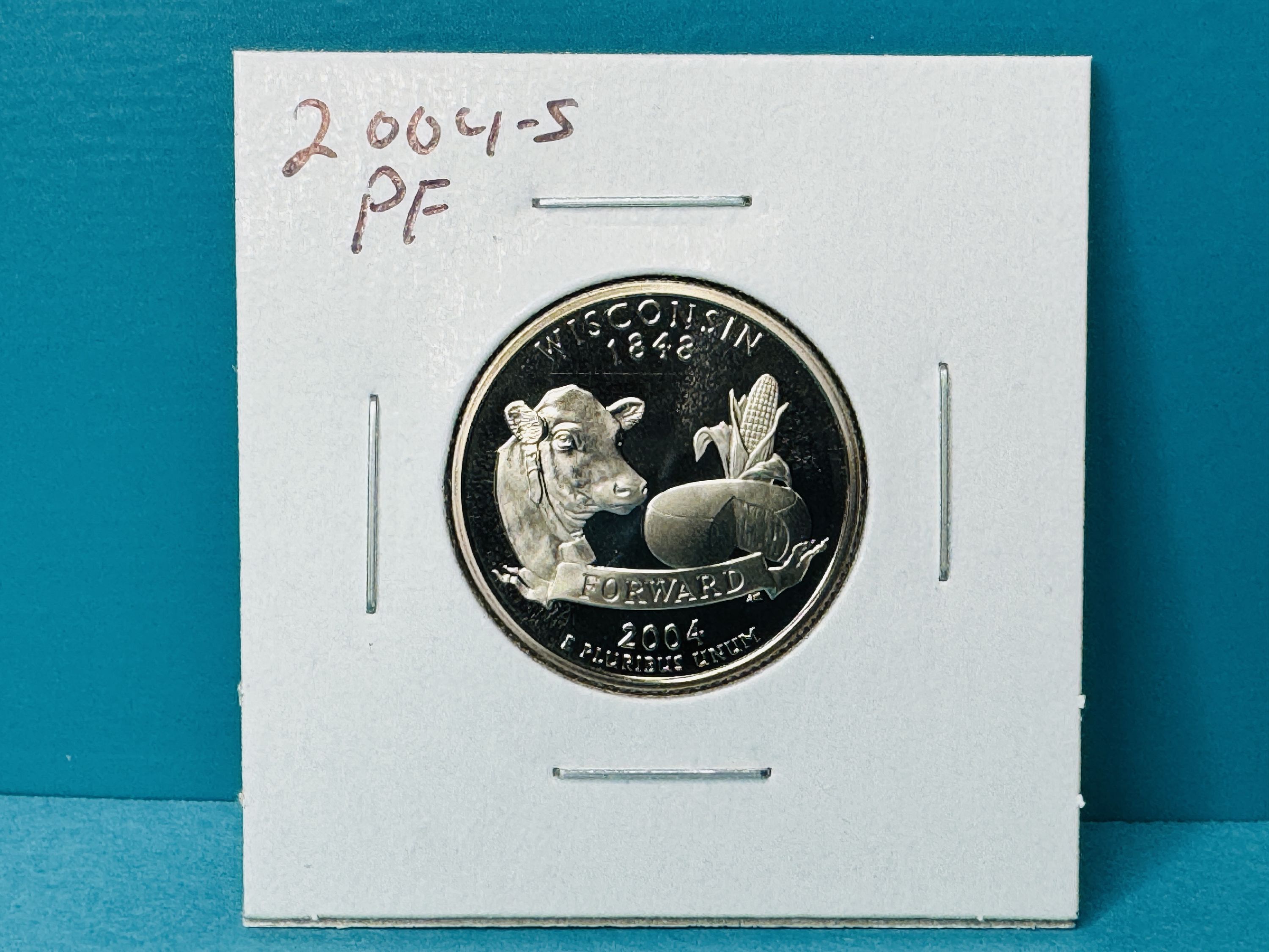 2004-S Wisconsin 50 State Quarter Proof - For Sale, Buy Now Online ...