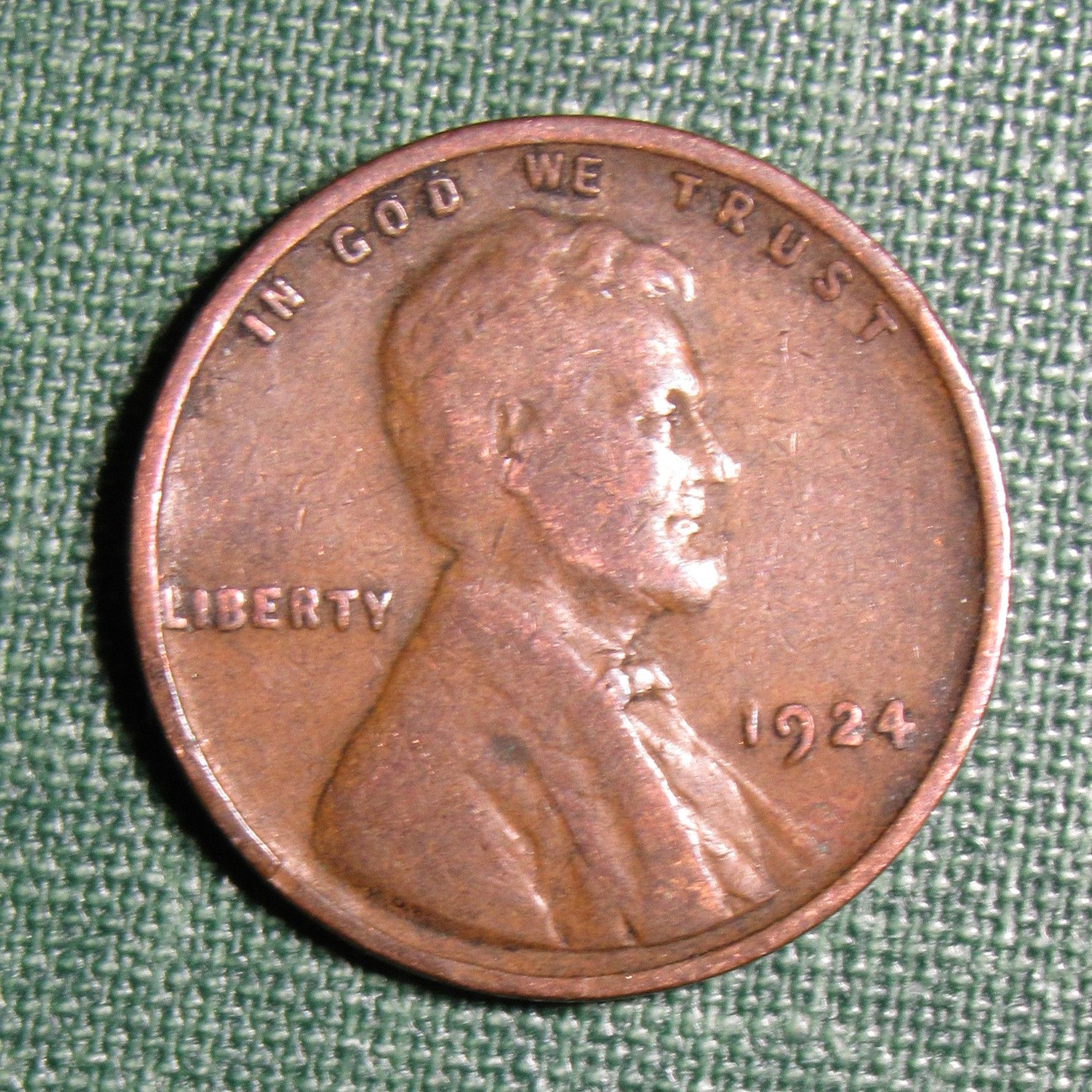 1924 P Wheat Back Lincoln Cent - For Sale, Buy Now Online - Item #948095