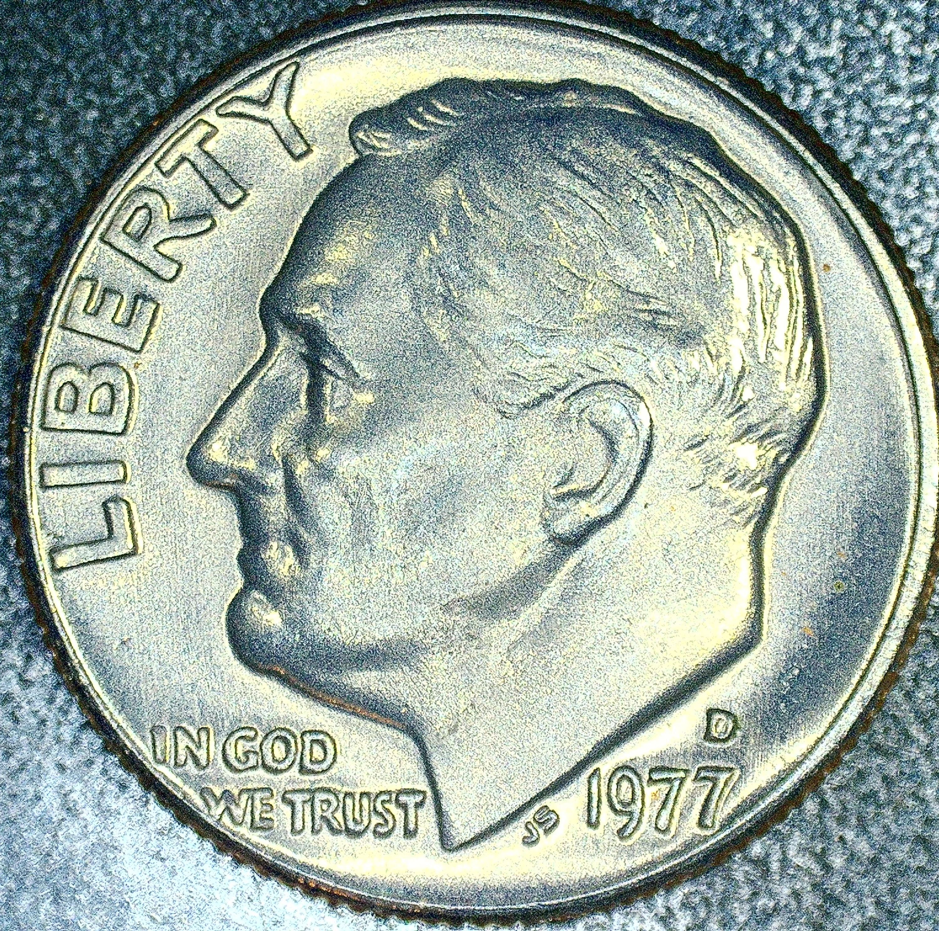 1977 D Roosevelt Dime BU or Better - For Sale, Buy Now Online - Item ...
