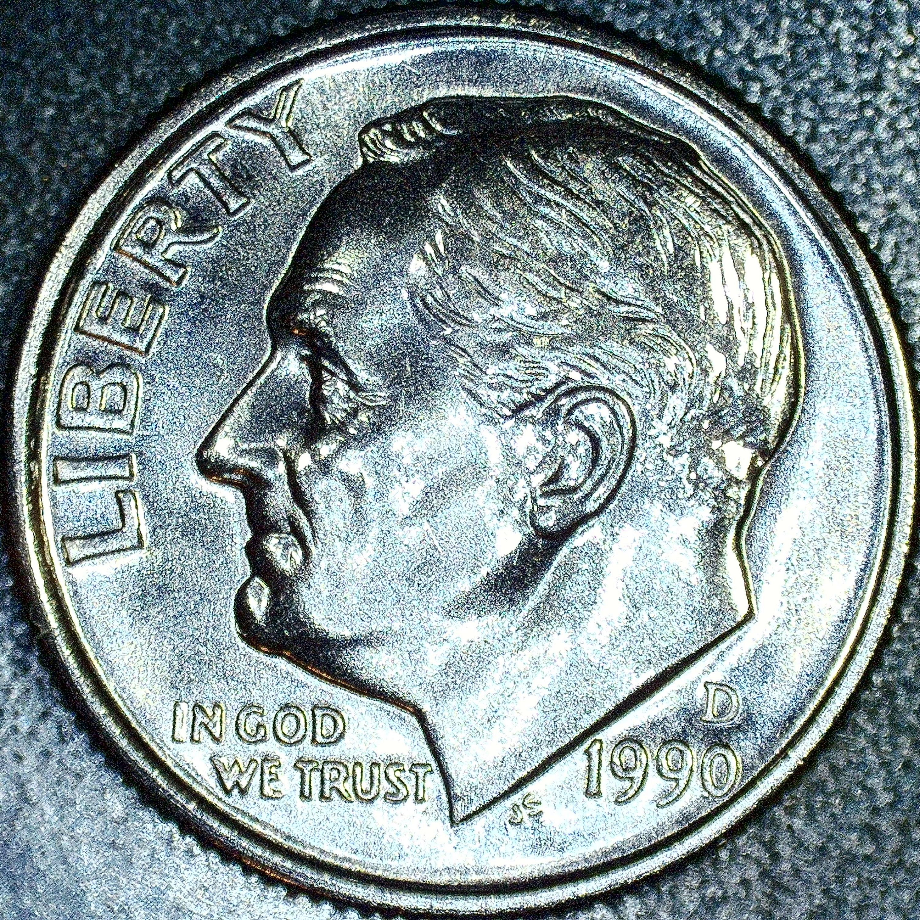 1990 D Roosevelt Dime BU or Better - For Sale, Buy Now Online - Item ...
