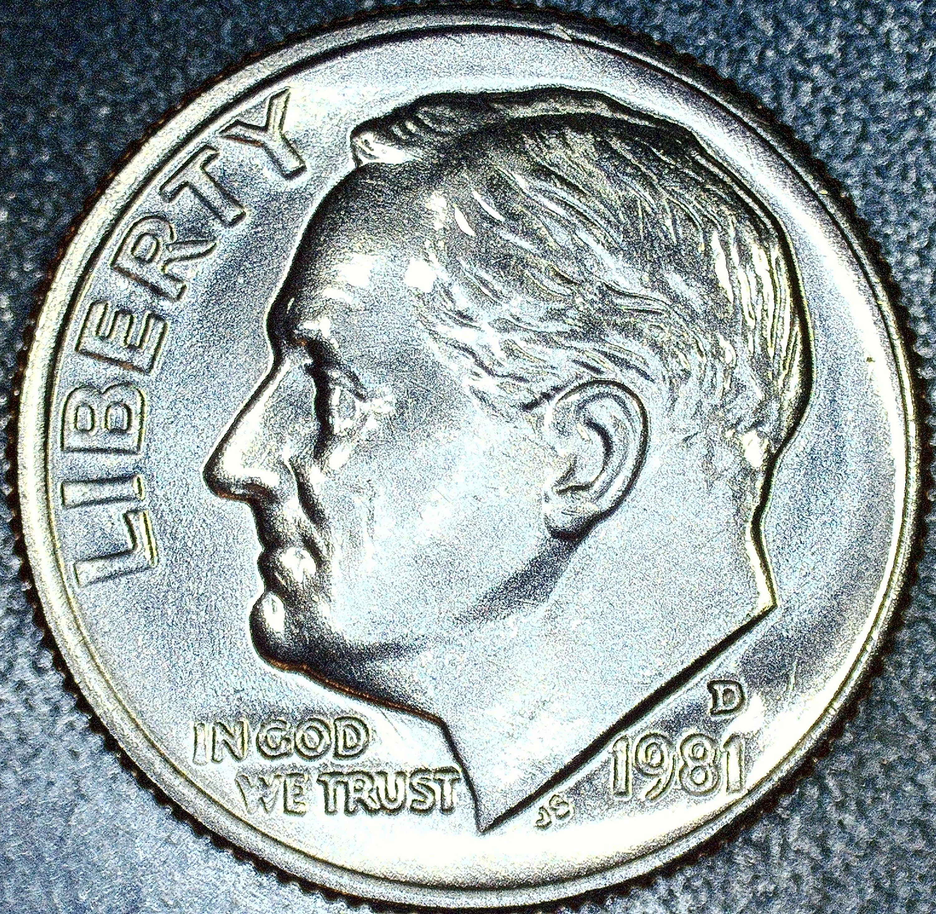 1981 D Roosevelt Dime BU or Better - For Sale, Buy Now Online - Item ...