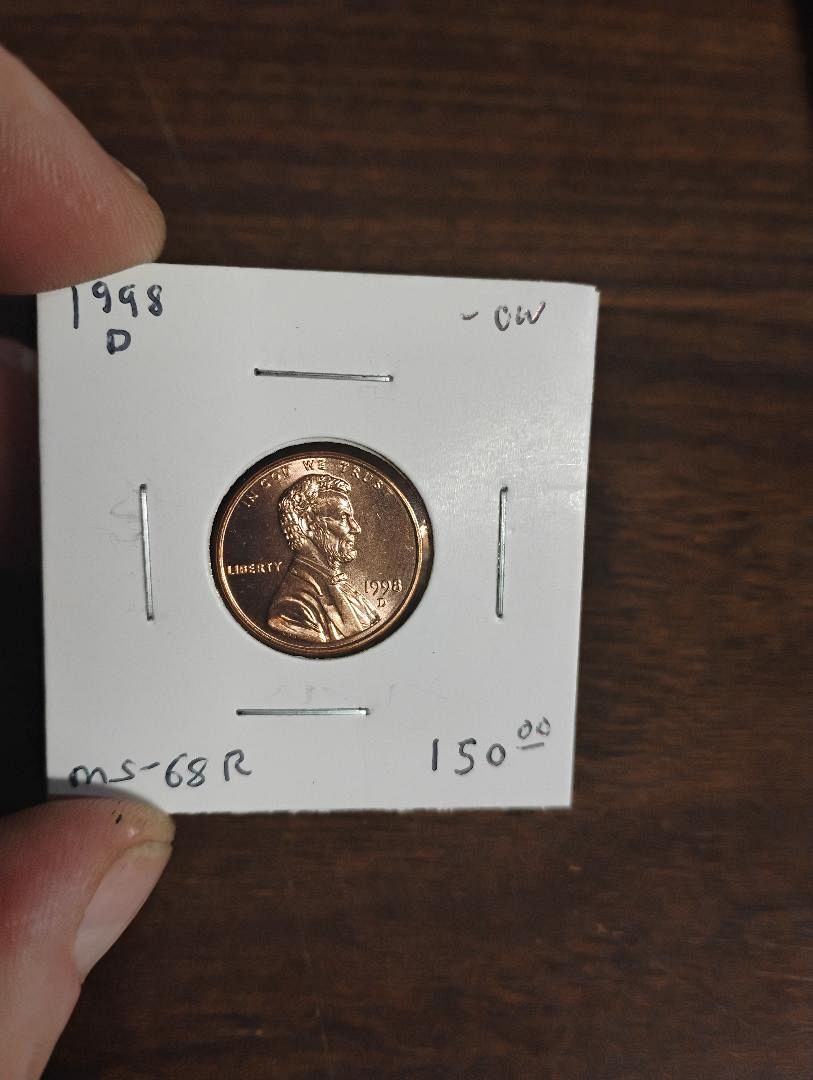 1998-D LINCOLN MEMORIAL CENT MS-68 RED - For Sale, Buy Now Online ...