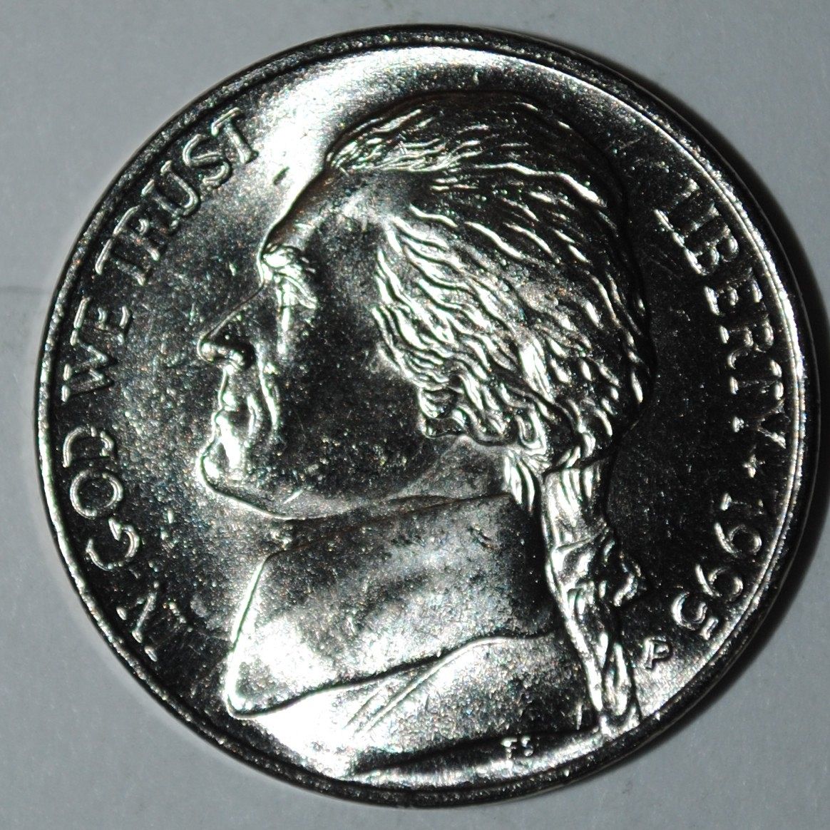 1995 P Jefferson Nickel {{{B047 - For Sale, Buy Now Online - Item #949423