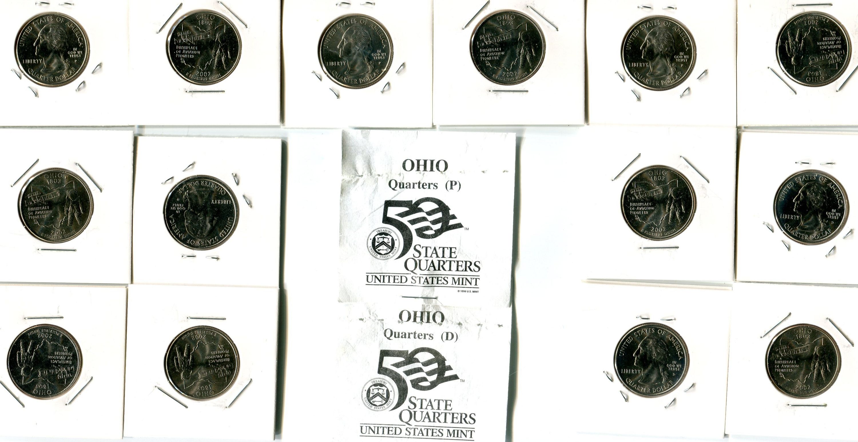 20 SETS - 2001 - P -D KENTUCKY State Quarters -- BU FROM A MINT BAG ...