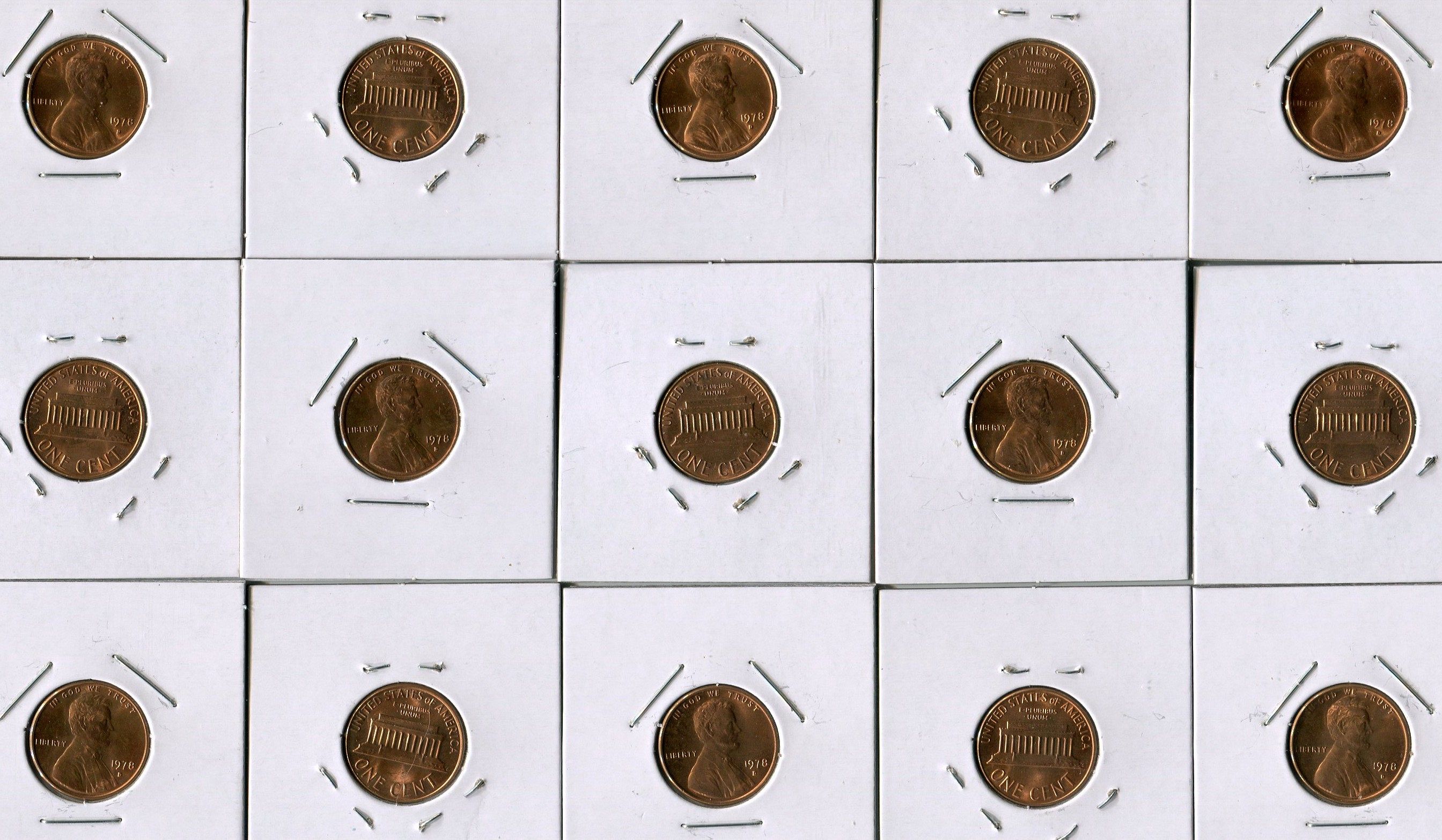 15 - 1978 - D LINCOLN CENTS -- AU - RED - For Sale, Buy Now Online ...