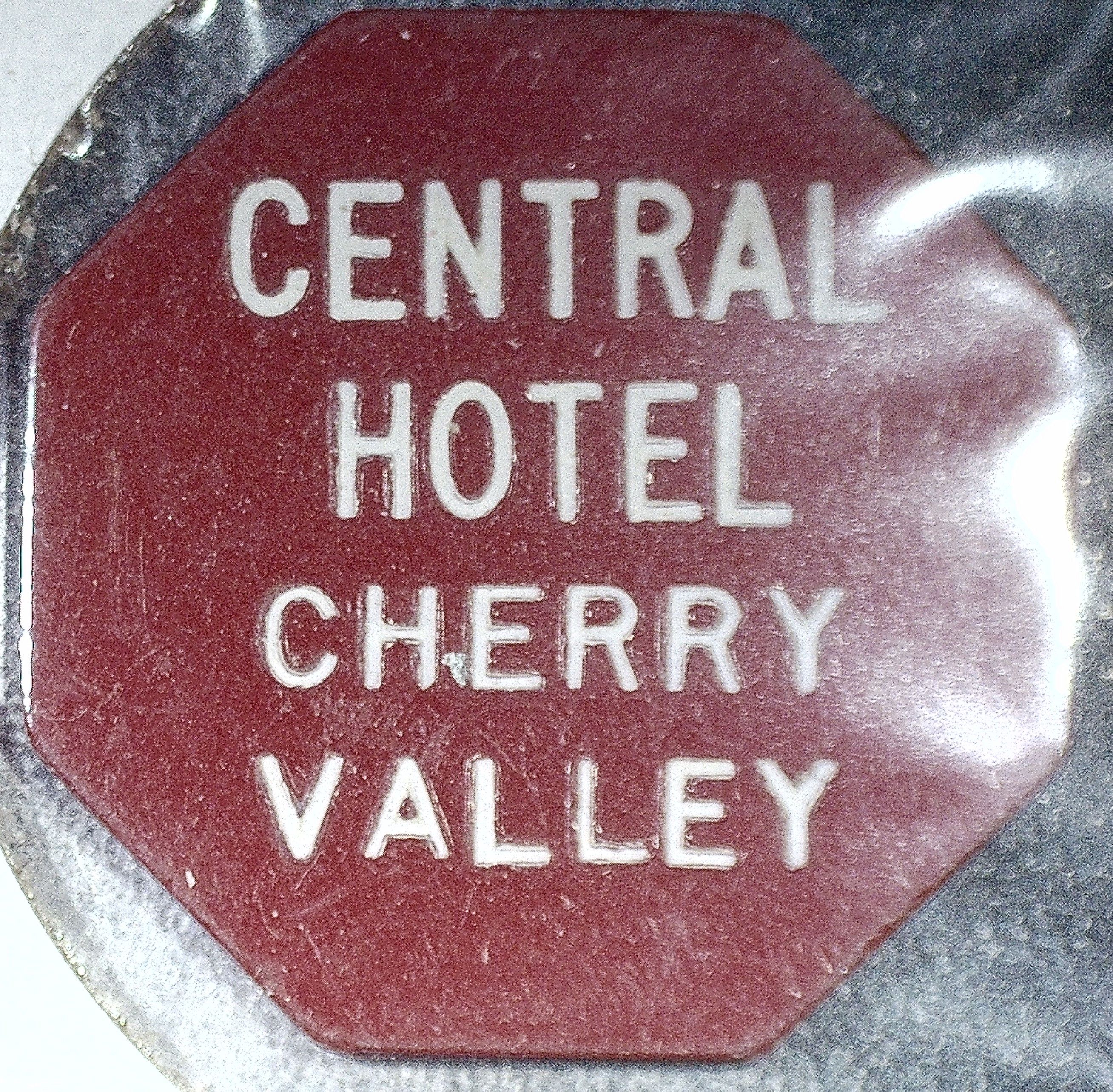 Vintage Central Hotel Cherry Valley, NY G/F 10 Cent Trade Token - For ...