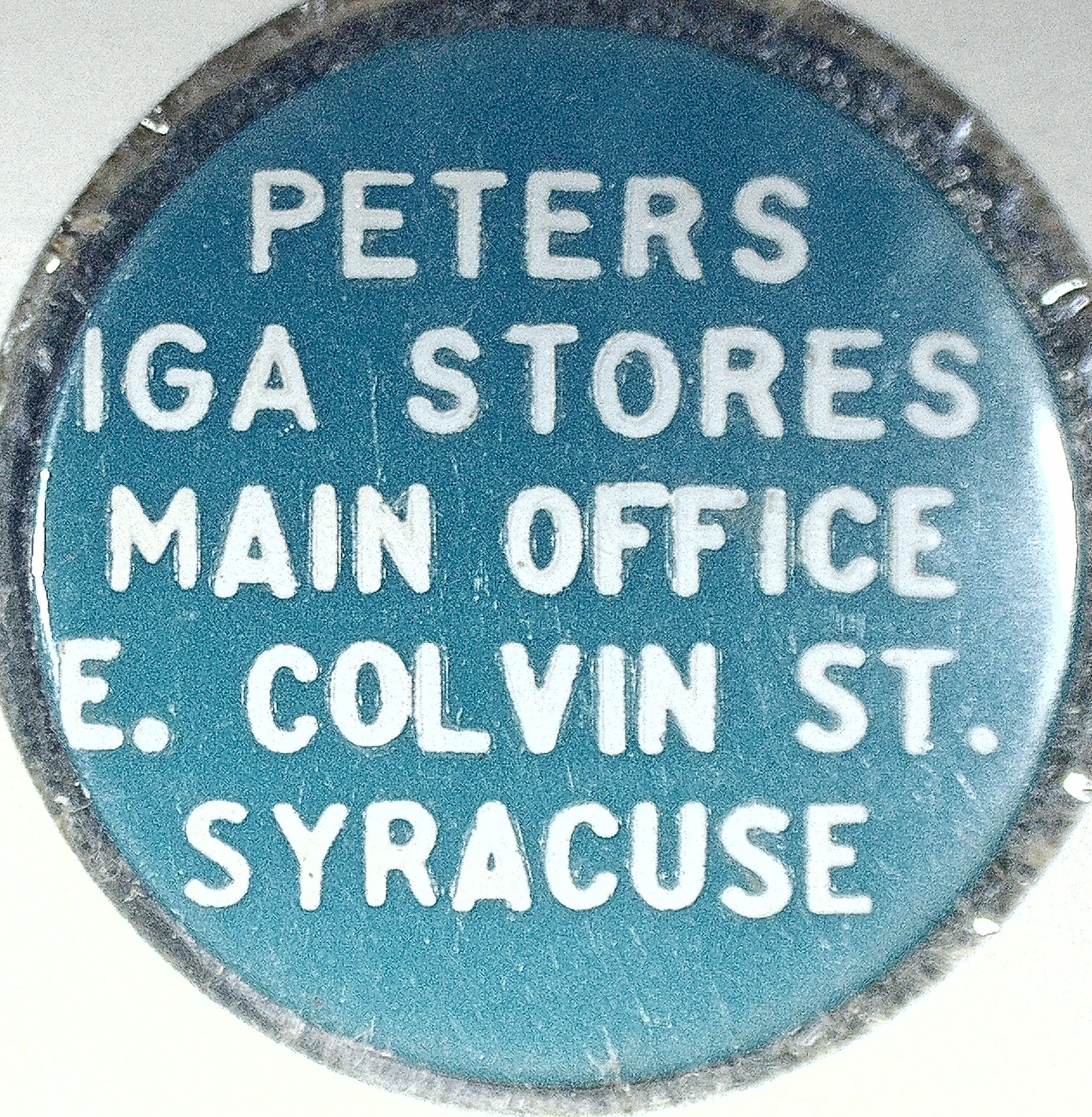 Vintage Peter's IGA Stores, Syracuse NY G/F 5 Cent Trade Token - For ...