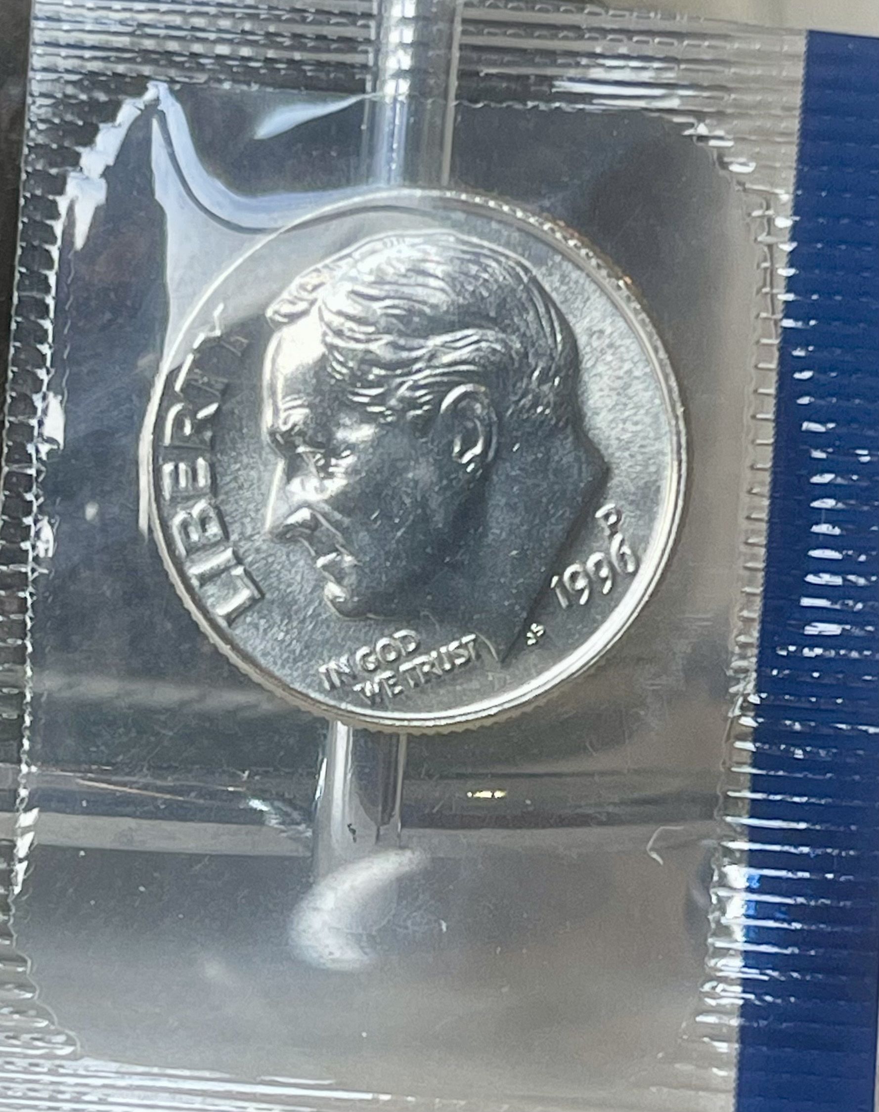 1996-P Roosevelt Clad Dime - For Sale, Buy Now Online - Item #951732