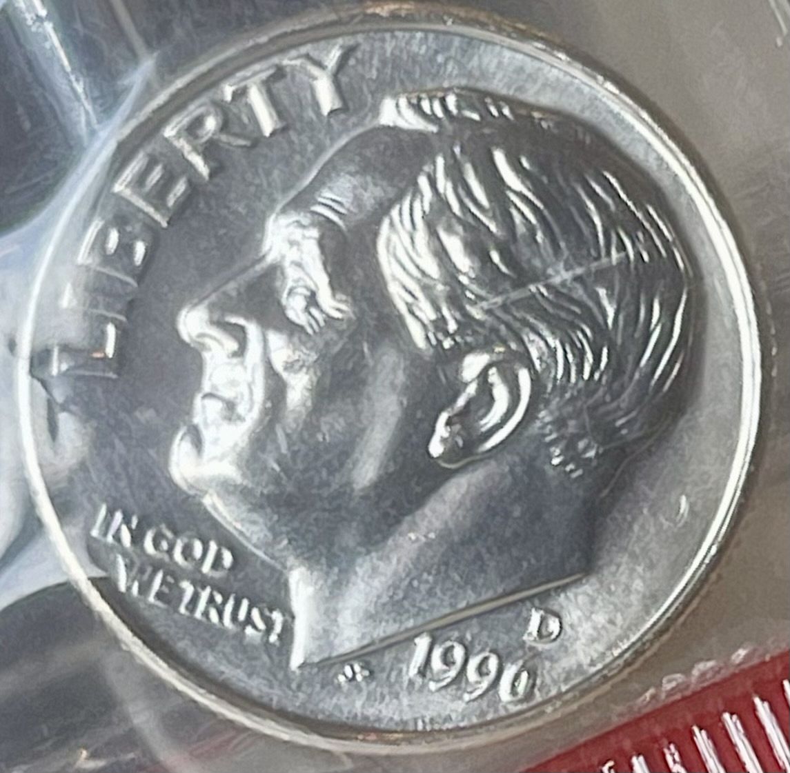 1996-D Roosevelt Clad Dime - For Sale, Buy Now Online - Item #951734