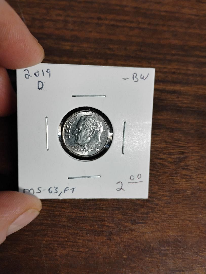2019-D ROOSEVELT DIME MS-63, FULL TORCH - For Sale, Buy Now Online ...